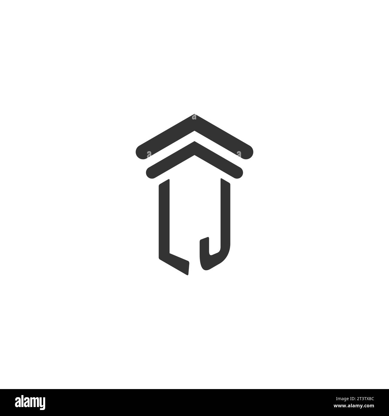 LJ initial for law firm logo design template Stock Vector Image & Art ...