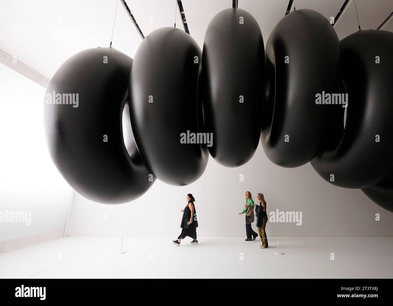 New York, United States. 26th Oct, 2023. Guests tour the exhibit when ...