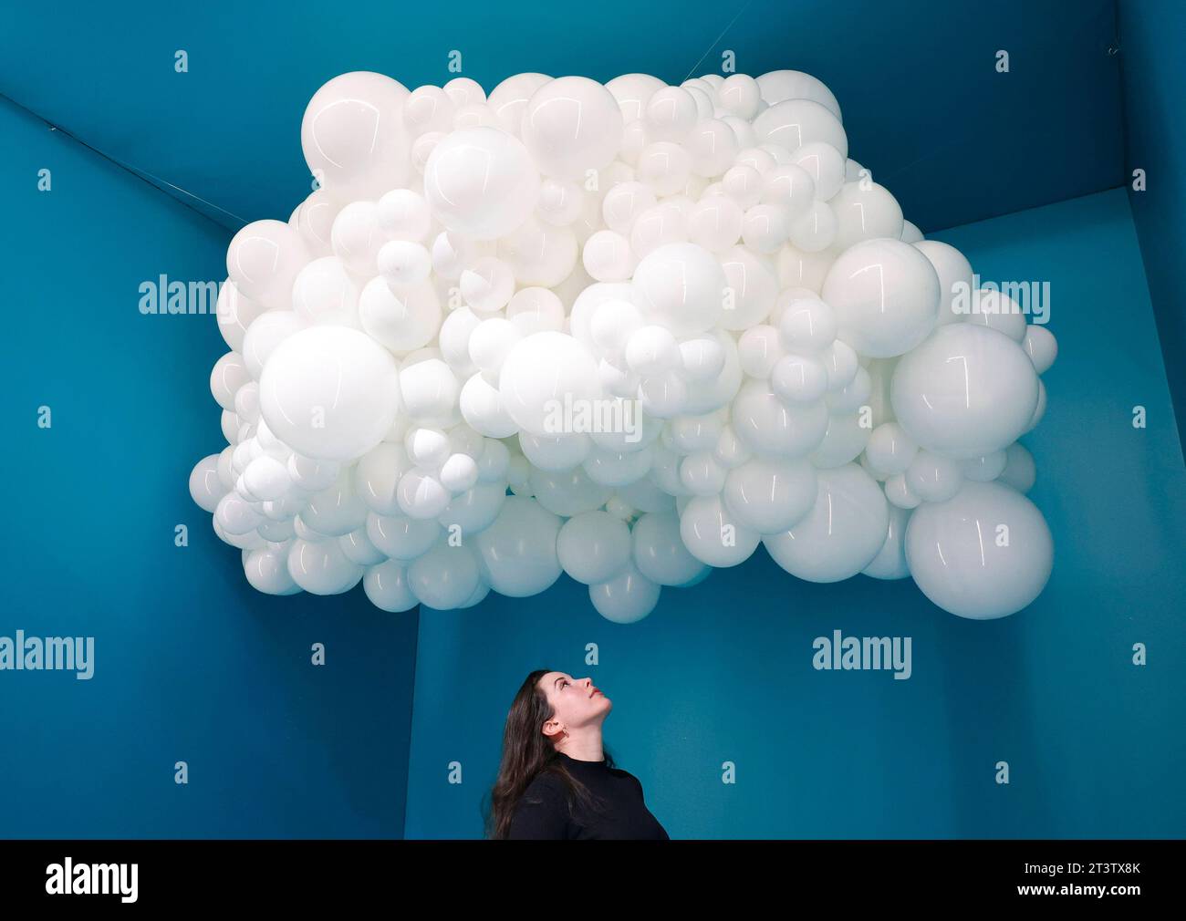 New York, United States. 26th Oct, 2023. Guests tour the exhibit when ...