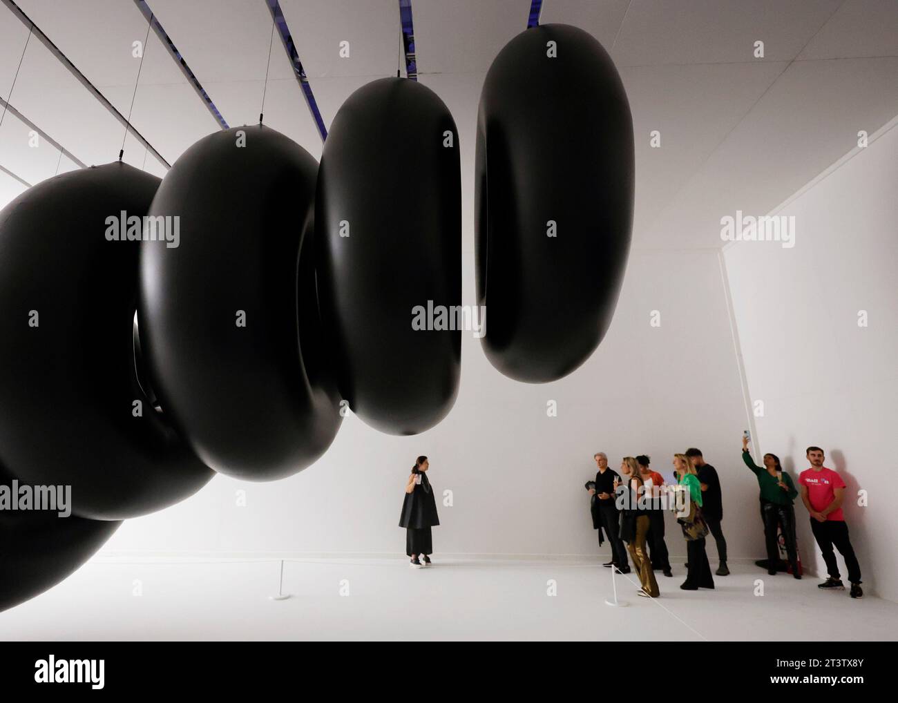 New York, United States. 26th Oct, 2023. Guests tour the exhibit when ...