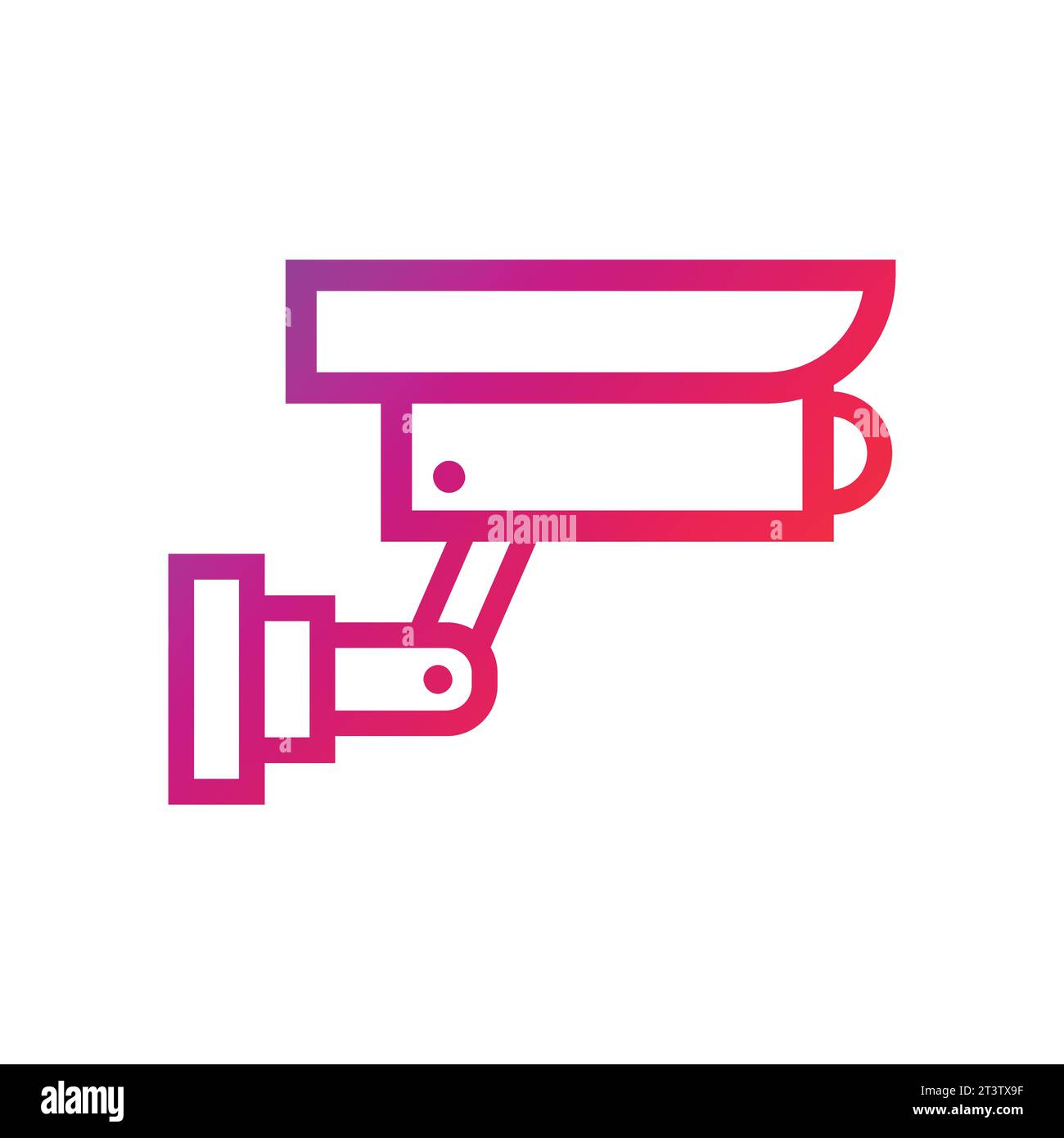 Cctv Camera Icon. Cctv Camera Gradient Icon Symbol Vector Illustration ...