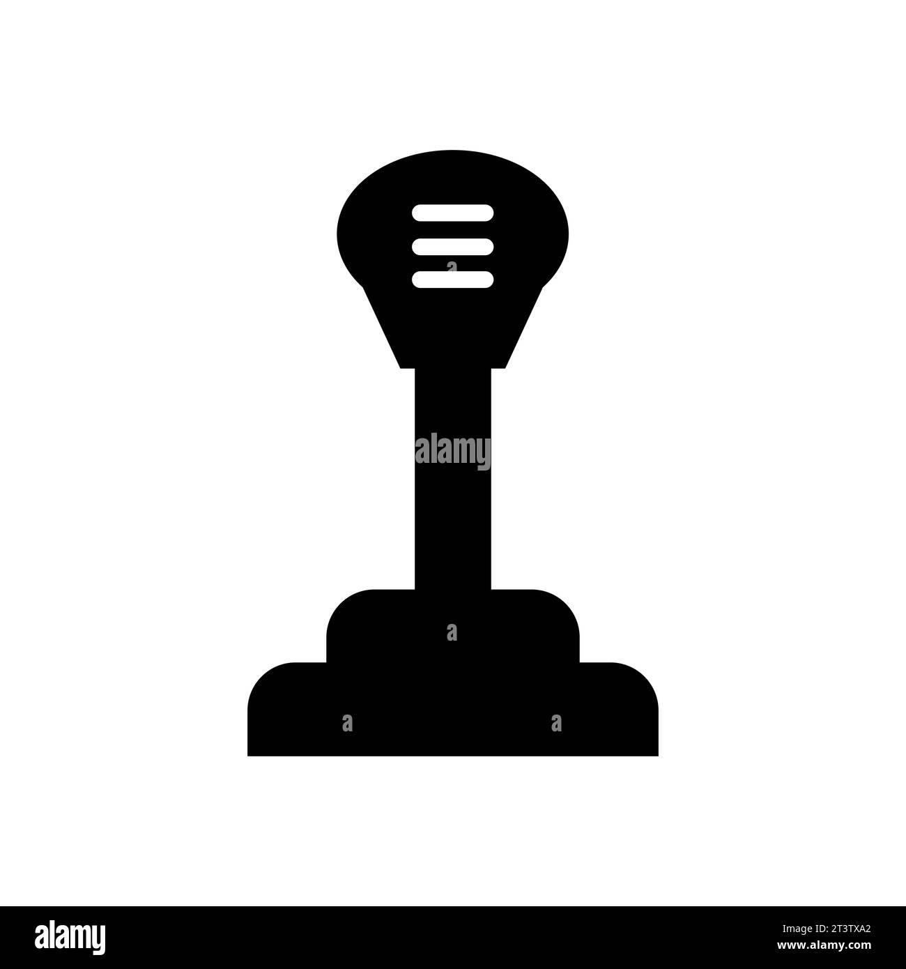 Gear Stick Icon. Glyph Style Gear Stick Fill Icon Vector Illustration ...