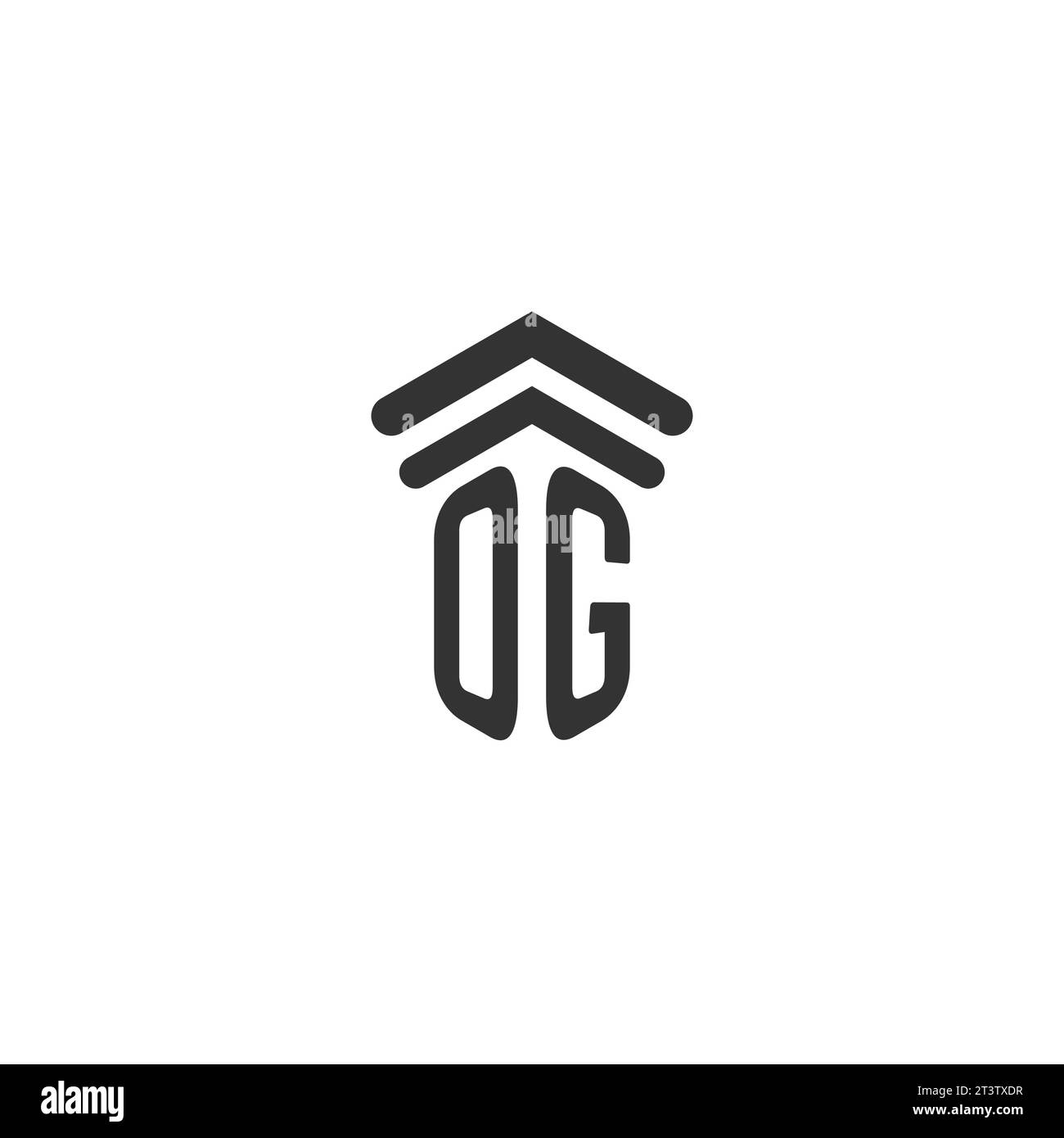 Initial og logo hi-res stock photography and images - Alamy