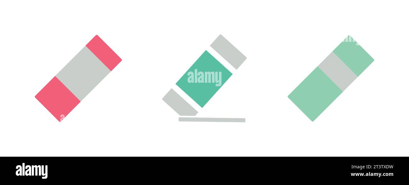 Eraser Icon. Eraser Flat Icon Symbol Vector Illustration Stock Vector ...