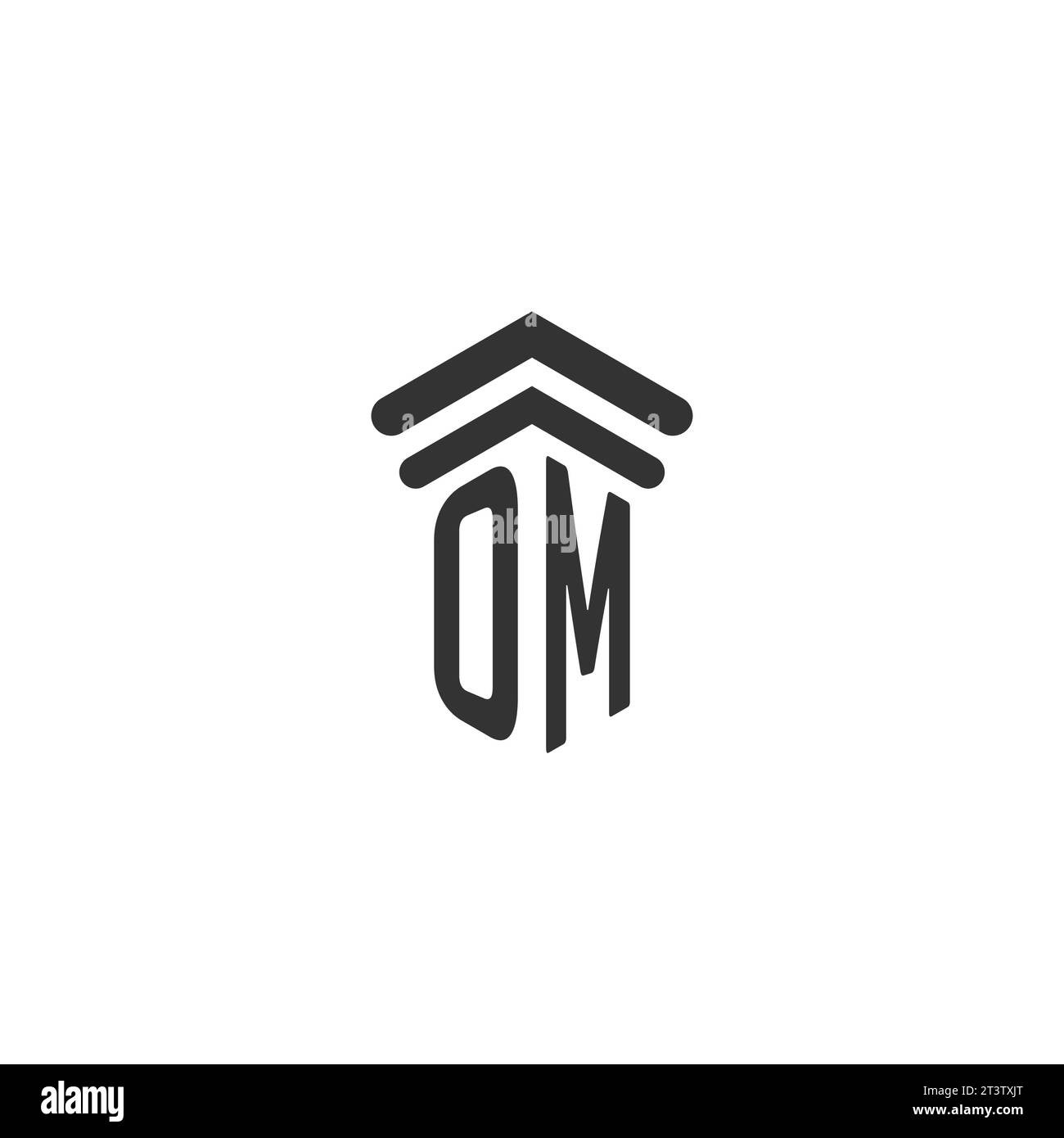 Om initial Cut Out Stock Images & Pictures - Alamy