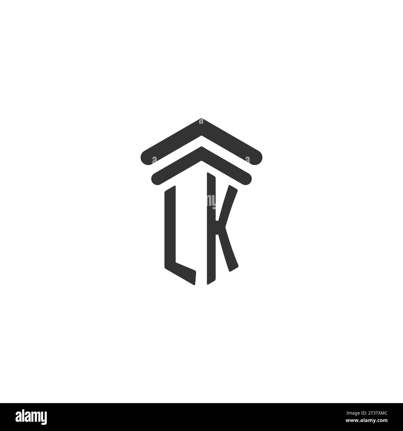 LK initial for law firm logo design template Stock Vector Image & Art ...