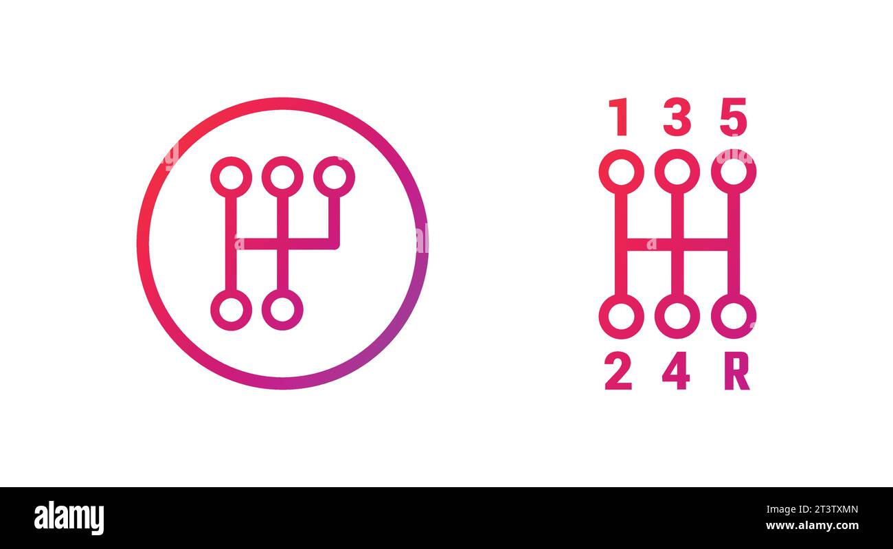 Gear box Icon. Gear box Gradient Icon Symbol Vector Illustration Stock ...