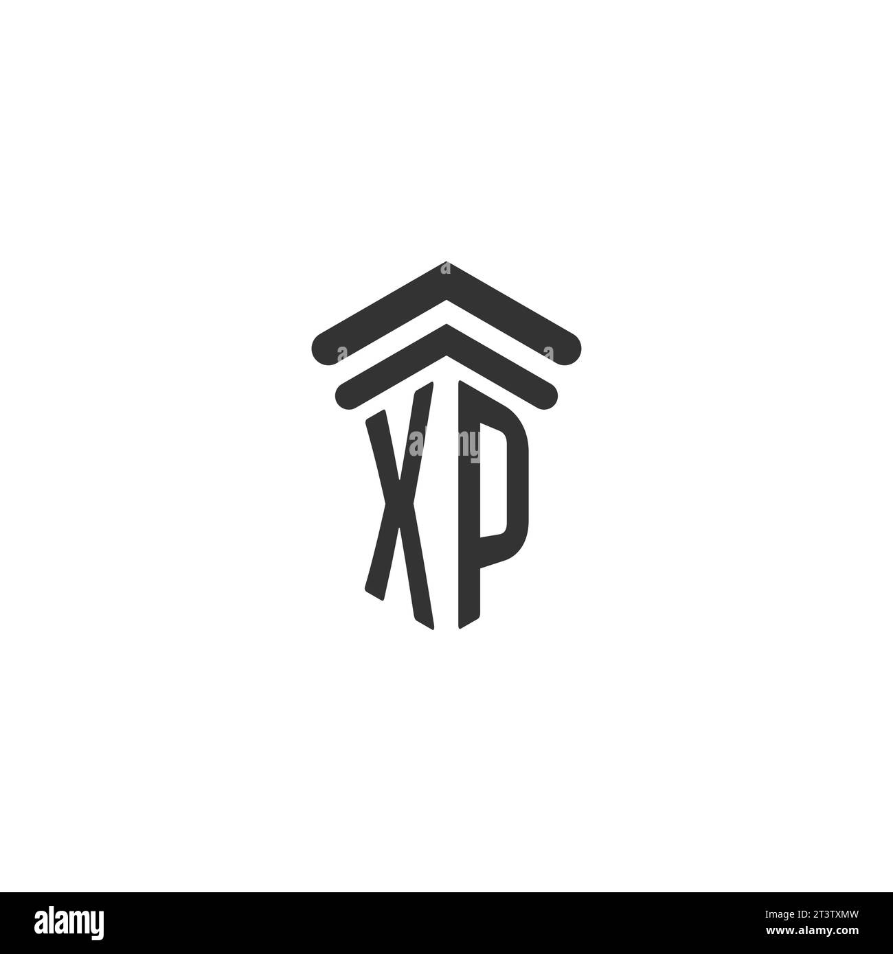 XP initial for law firm logo design template Stock Vector Image & Art ...
