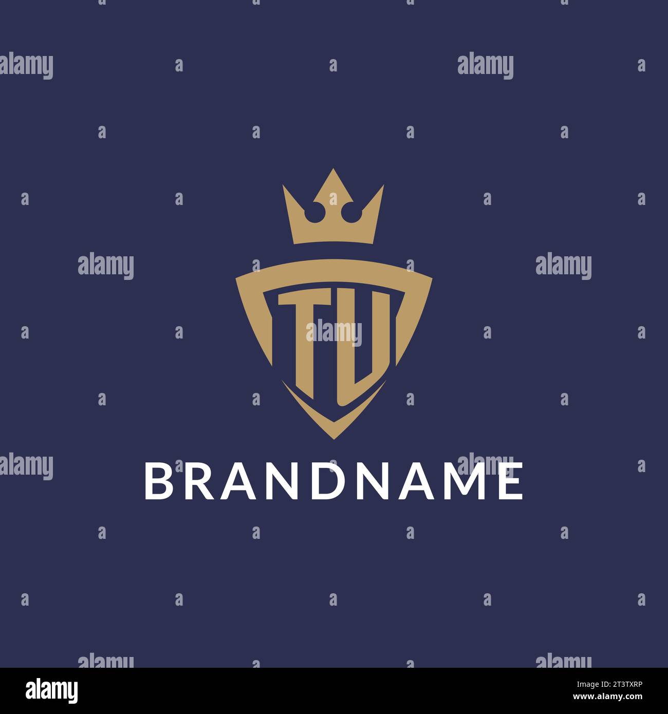 TU logo with shield and crown, monogram initial logo style vector file ... TU logo with shield and crown, monogram initial logo style vector file ...