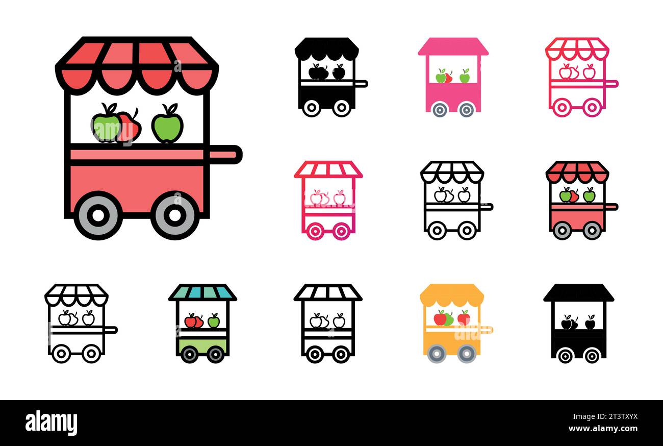 Fruit stand sign Cut Out Stock Images & Pictures - Alamy