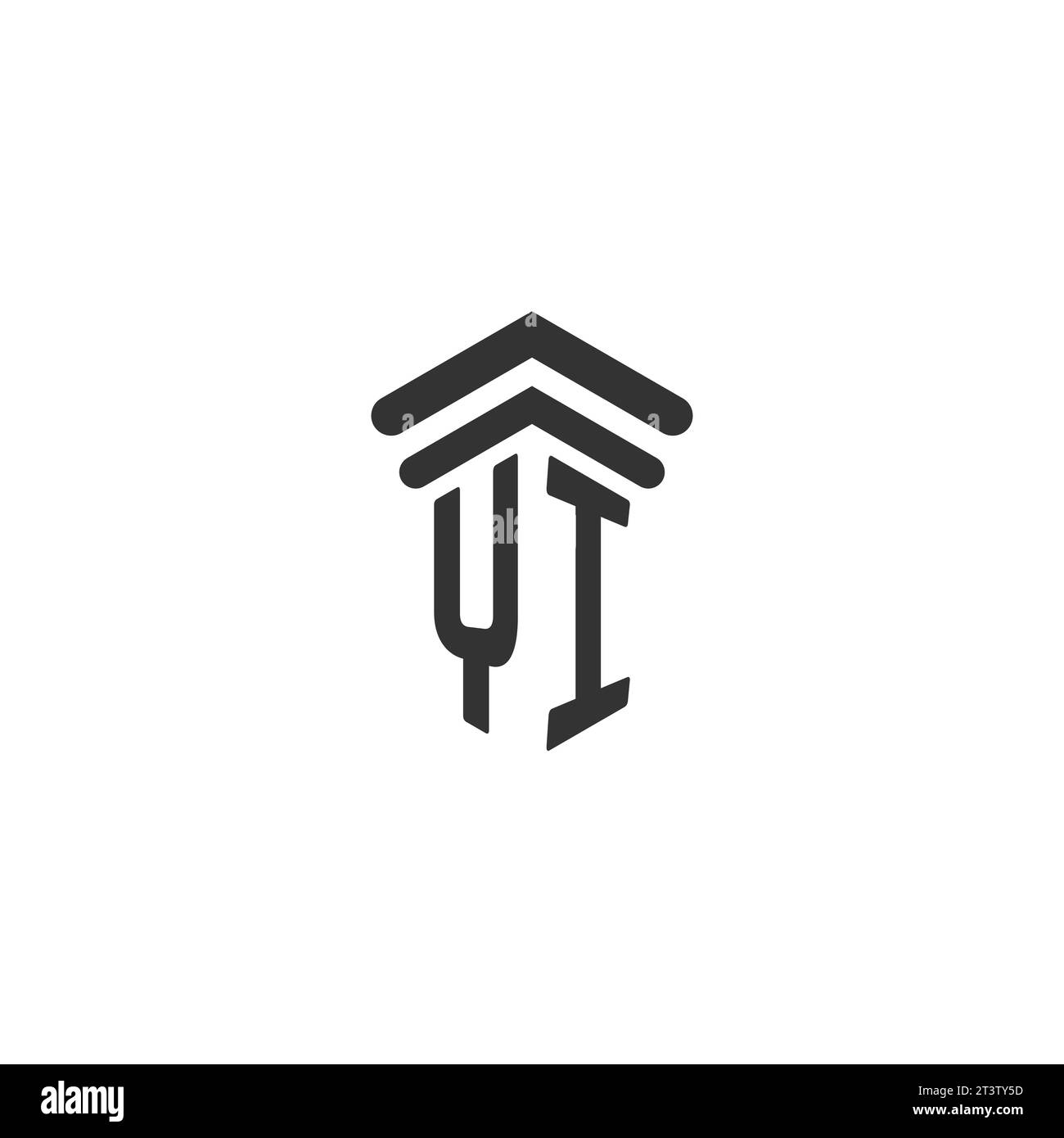 YI initial for law firm logo design template Stock Vector Image & Art ...