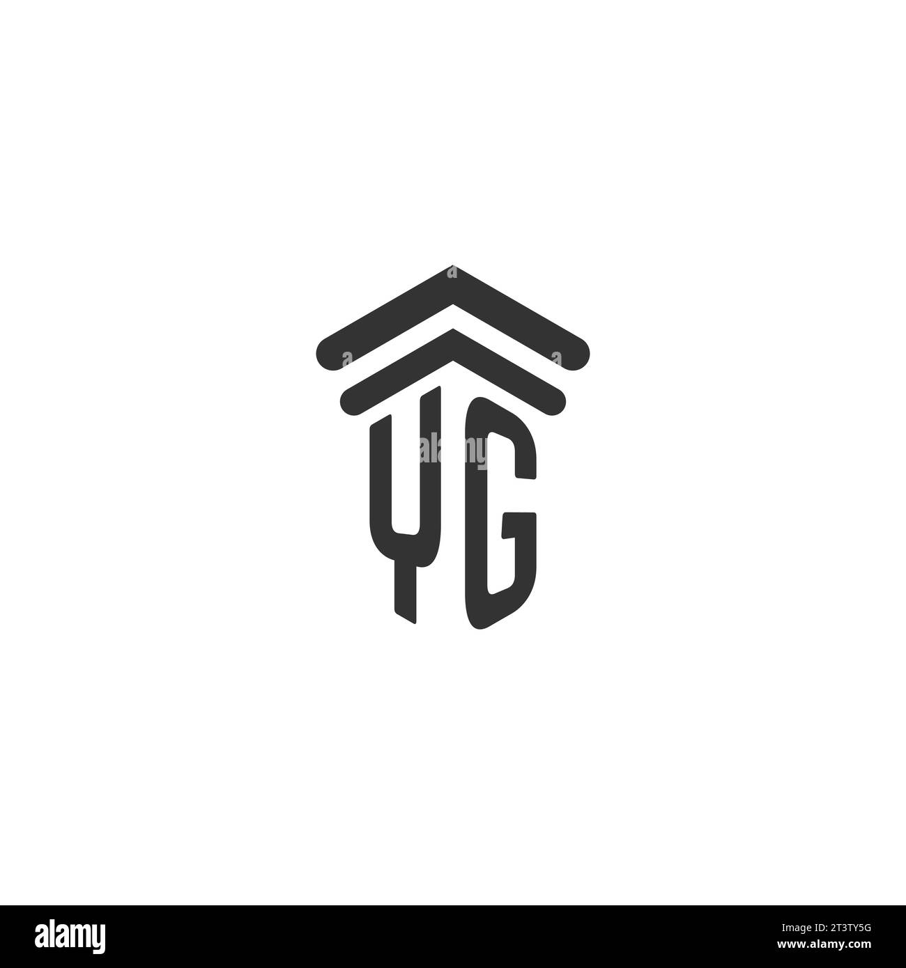 YG initial for law firm logo design template Stock Vector Image & Art ...