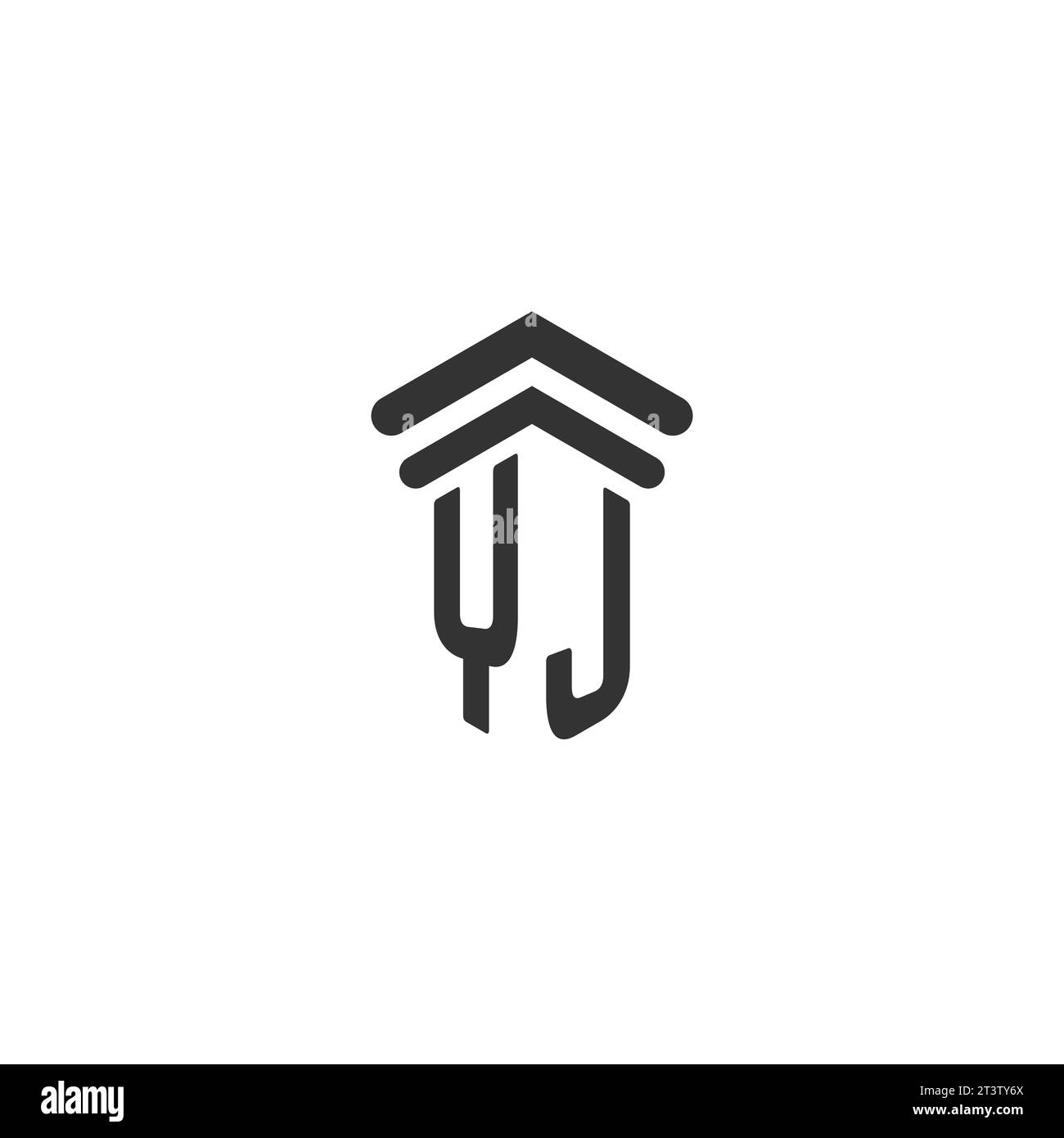 Yj initials logo Cut Out Stock Images & Pictures - Alamy