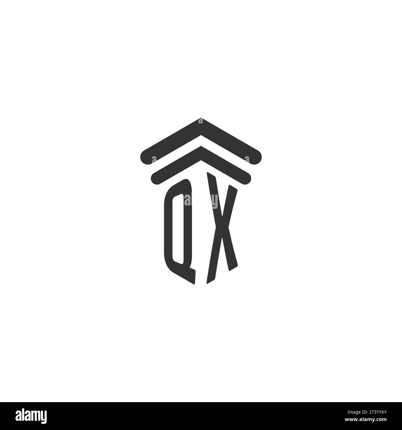 QX initial for law firm logo design template Stock Vector Image & Art ...