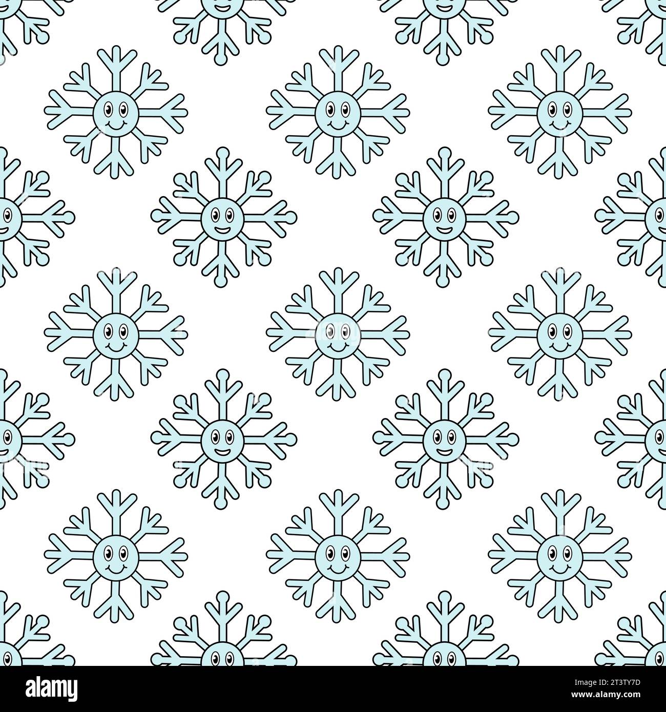 Retro 70s 60s 80s Hippie Groovy Christmas Winter Pattern with ...