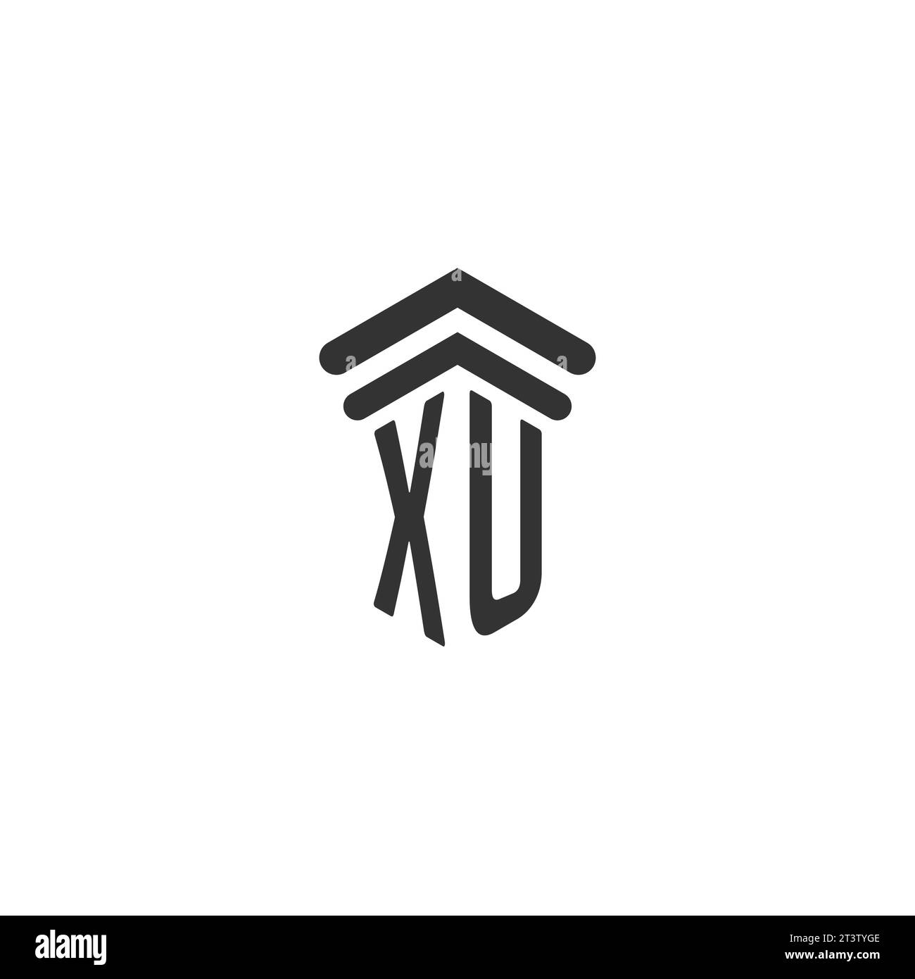 XU initial for law firm logo design template Stock Vector Image & Art ...