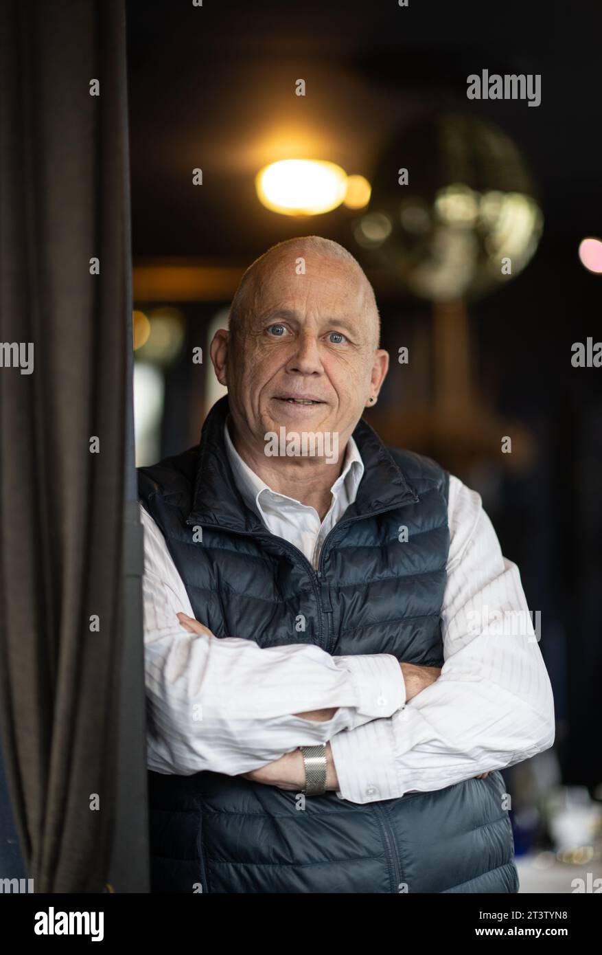 Dresden, Germany. 26th Oct, 2023. Stefan Hippler, chairman of the Hope Cape Town project, stands ...