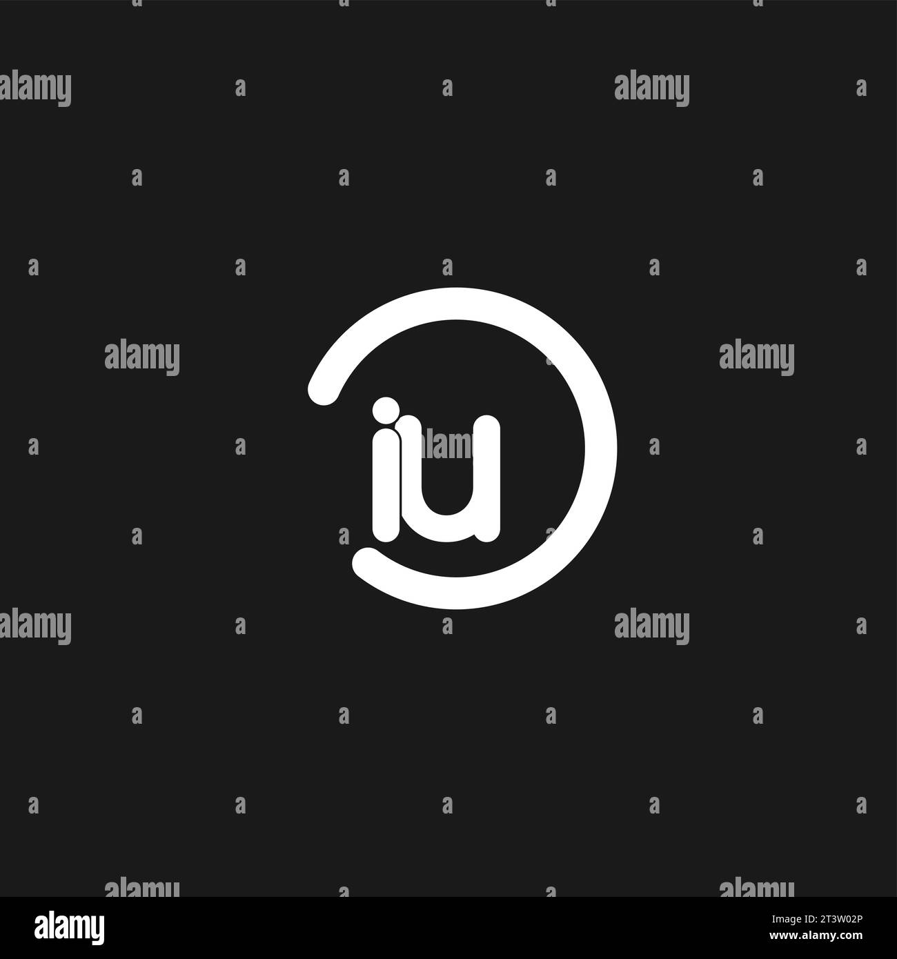Iu vector vectors hi-res stock photography and images - Alamy