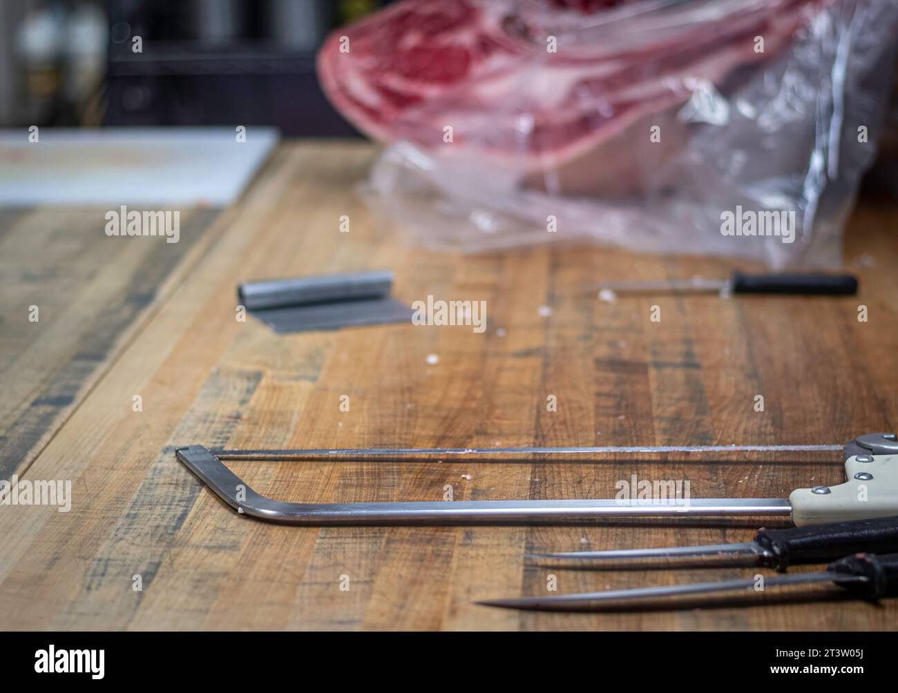 Isolated close up high resolution image of beef/ meat cutting and ...