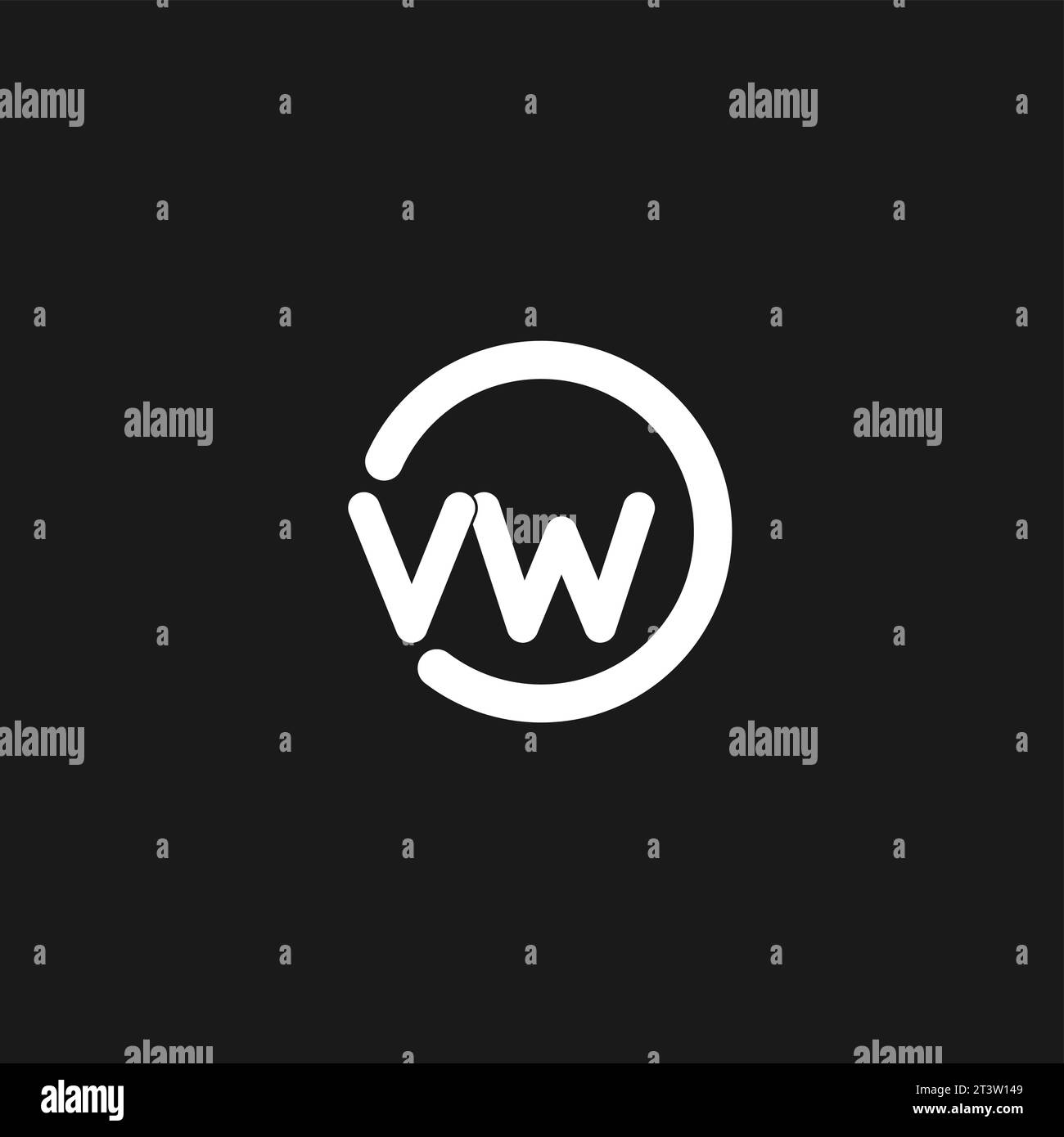 Vw logo Black and White Stock Photos & Images - Alamy