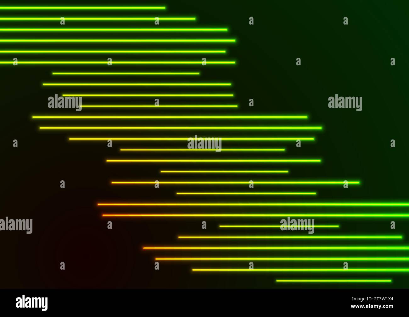 Green neon laser lines abstract futuristic background. Technology ...