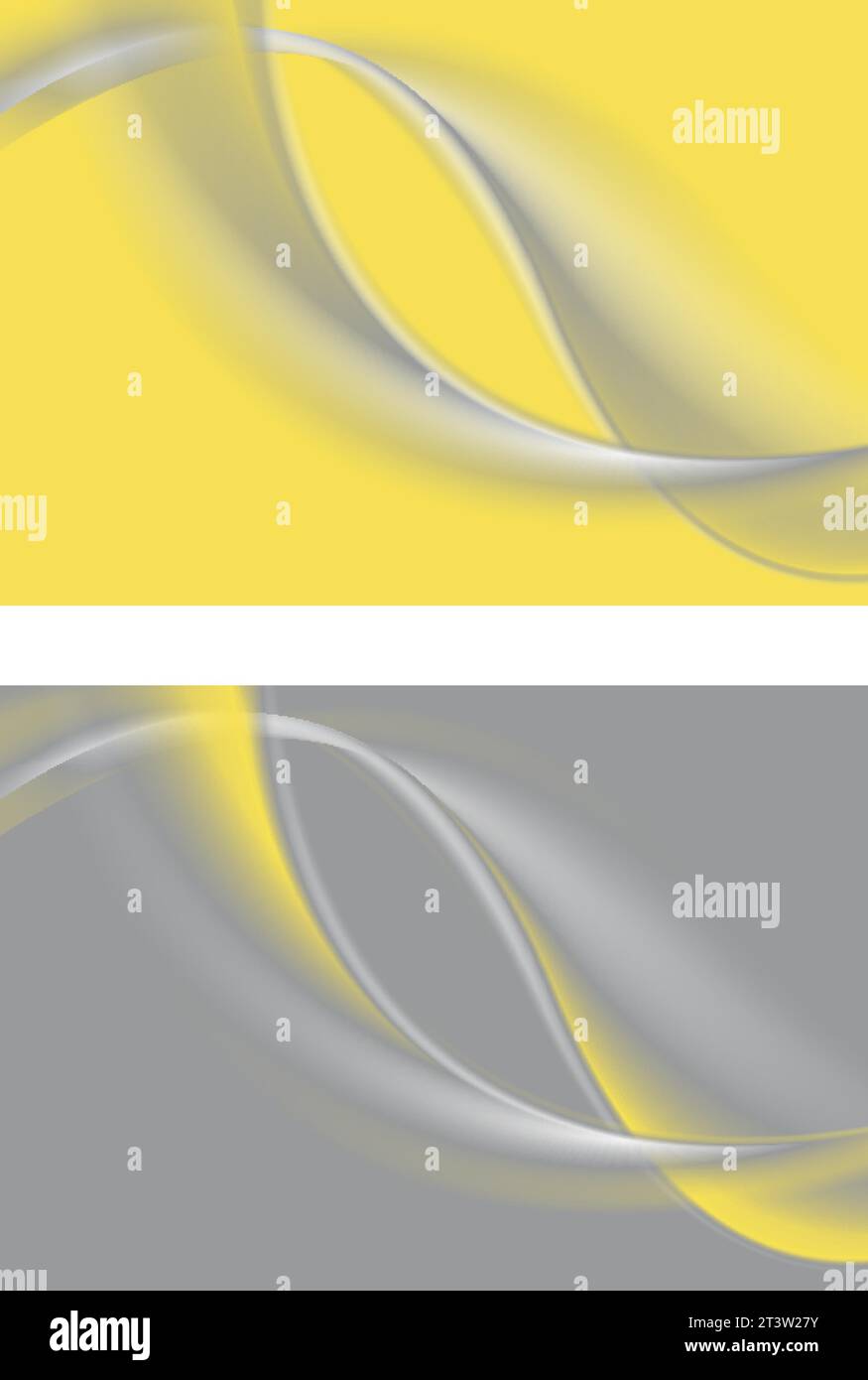 Yellow gray waves background Stock Vector Images - Alamy