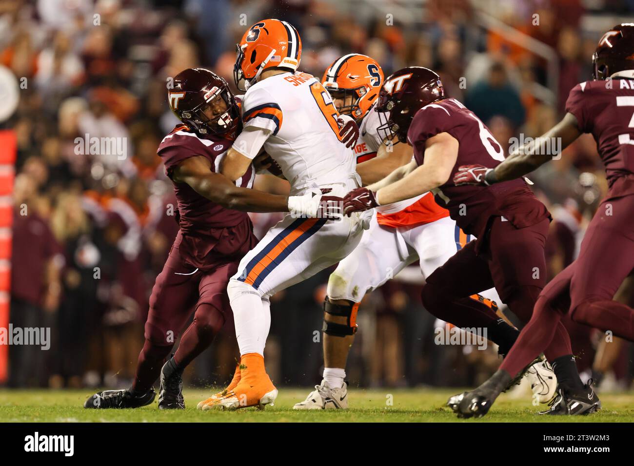 Blacksburg, Virginia, USA. 26th Oct, 2023. Virginia Tech Hokies ...
