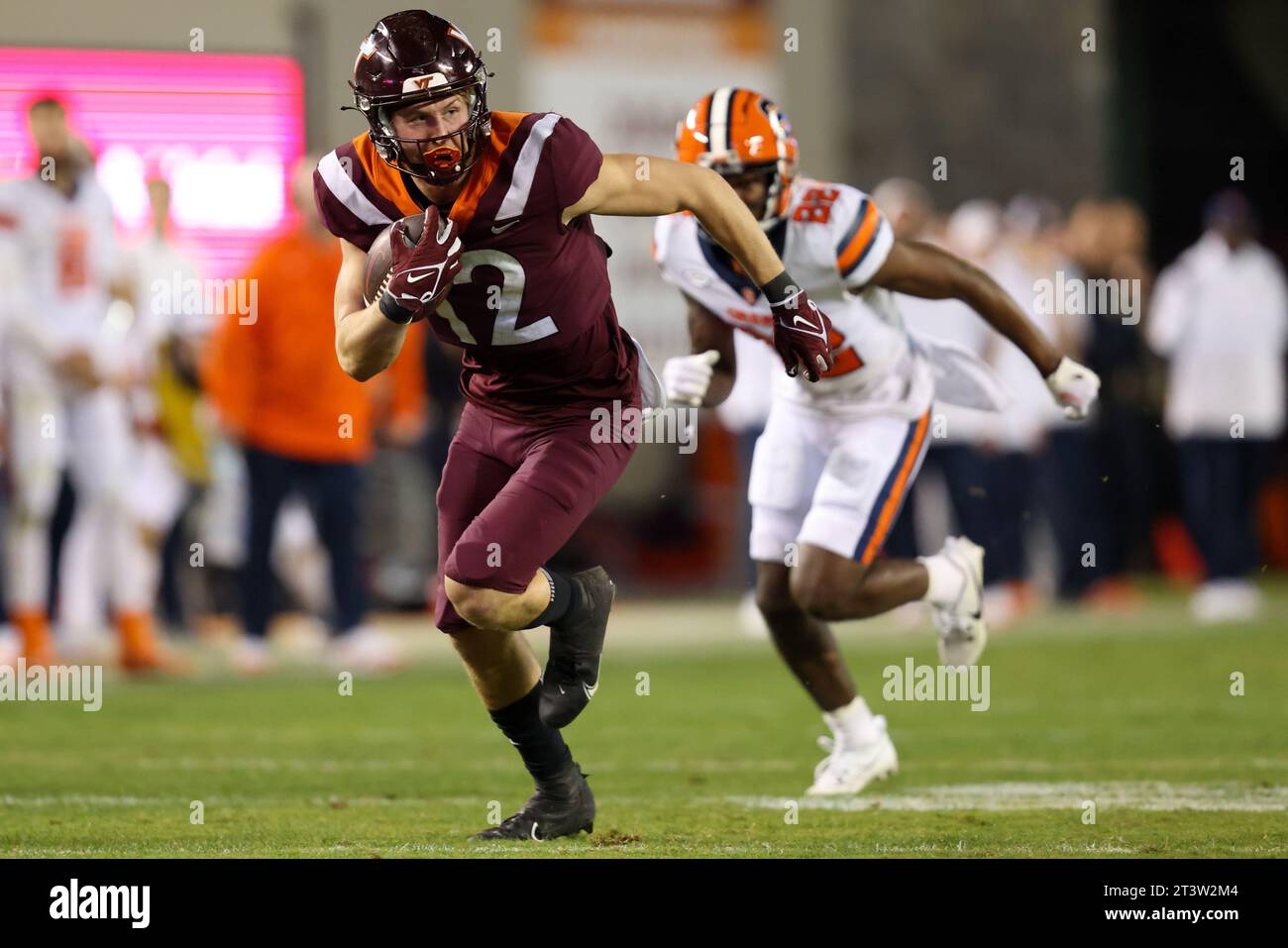 Blacksburg, Virginia, USA. 26th Oct, 2023. Virginia Tech Hokies wide ...