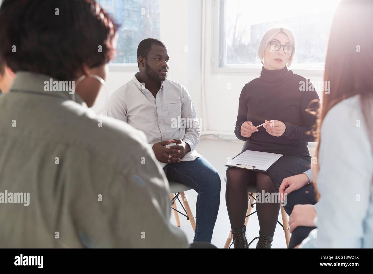 Group several people adults hi-res stock photography and images - Alamy