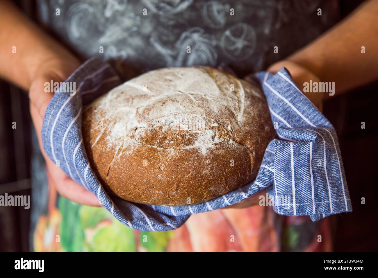 Person holding burger bun hi-res stock photography and images - Alamy
