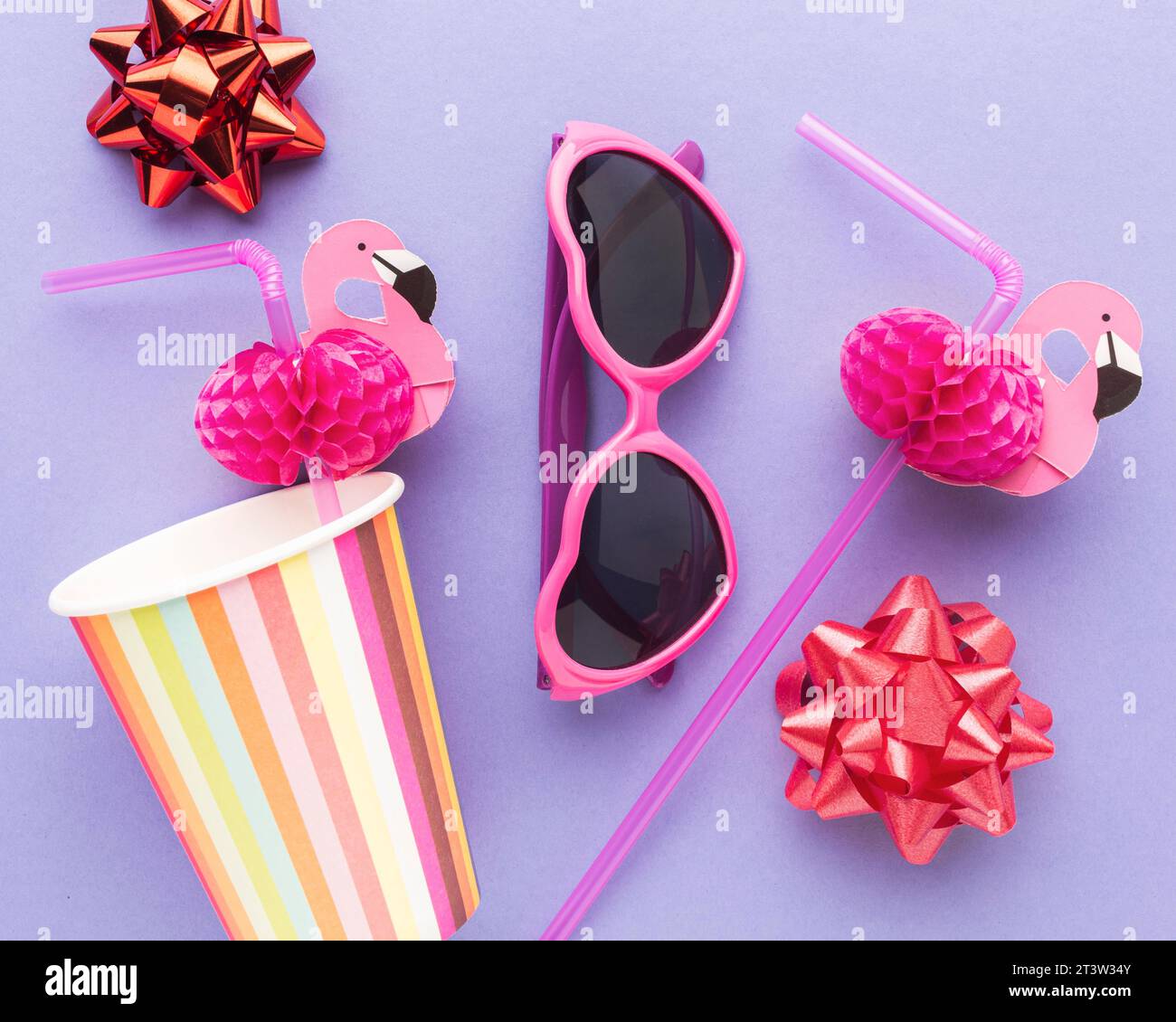 Party still life set Stock Photo - Alamy