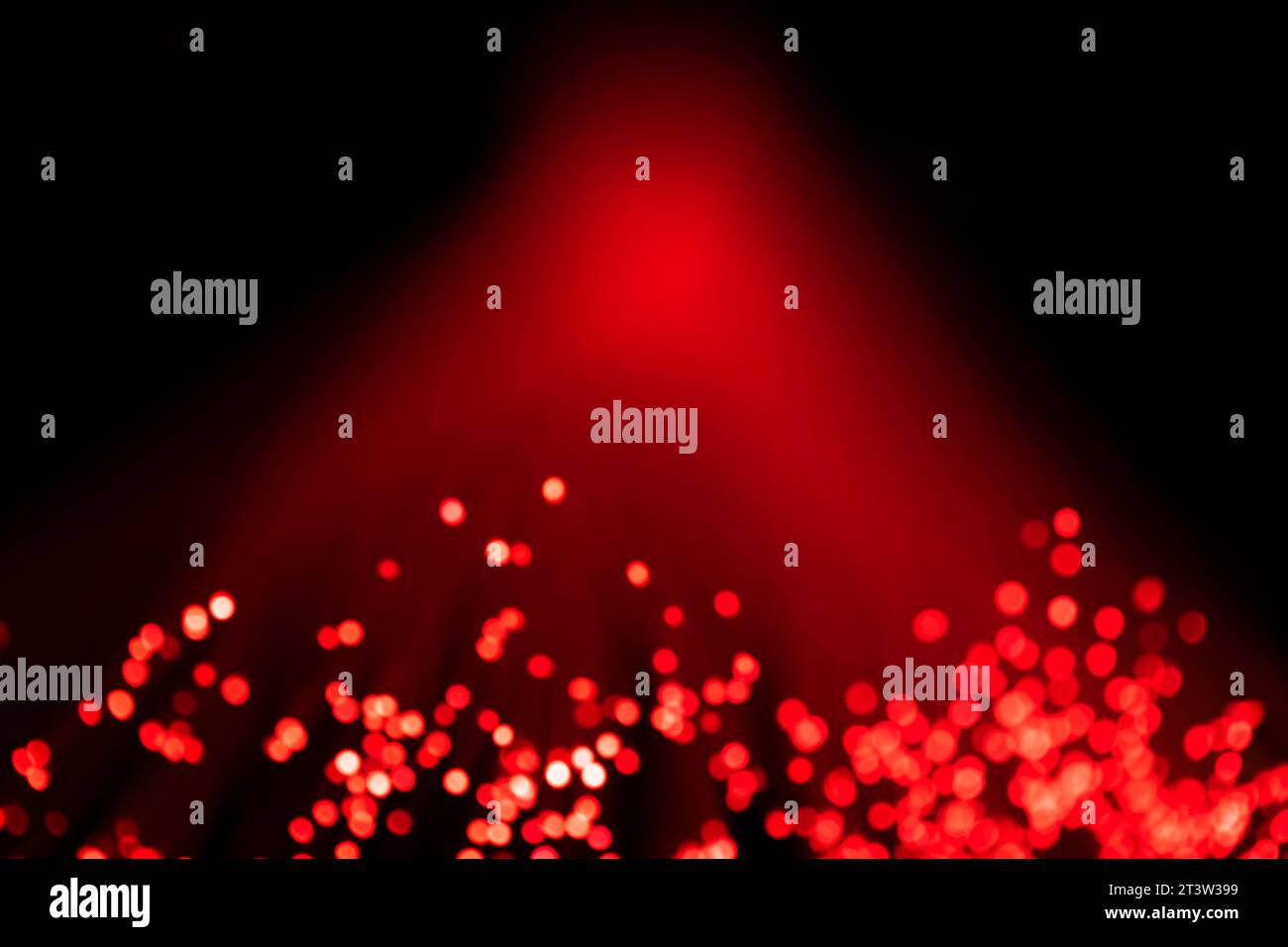 Red light digital optical fiber lights Stock Photo - Alamy