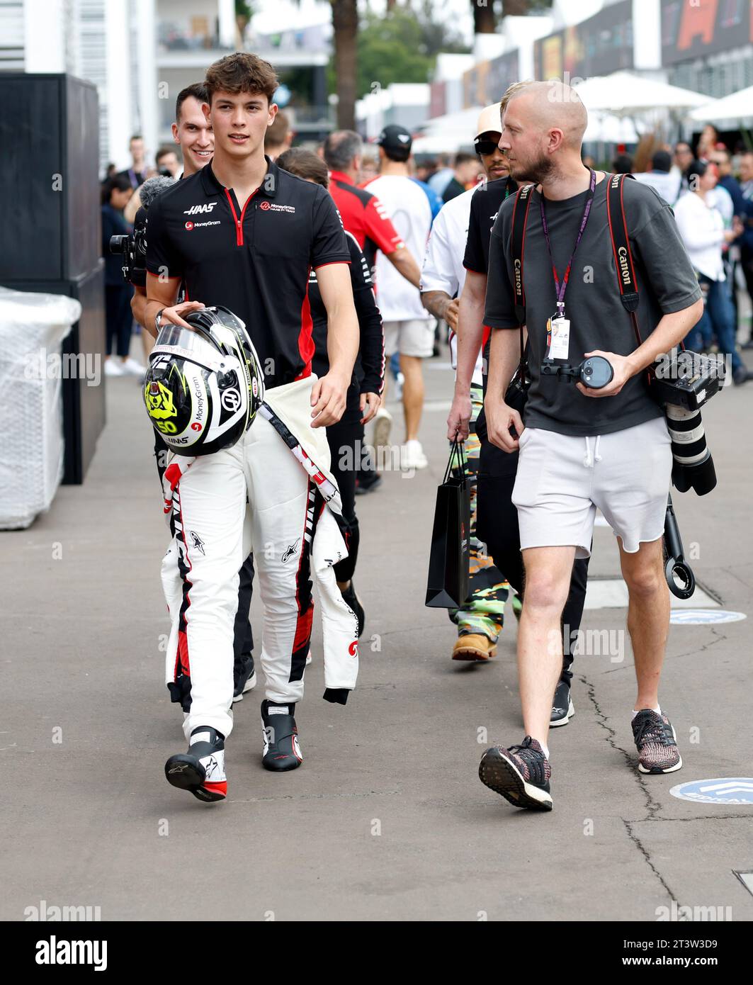 Rodriguez, in Mexico City, Mexico - 26/10/2023, BEARMAN Oliver, Haas F1 ...