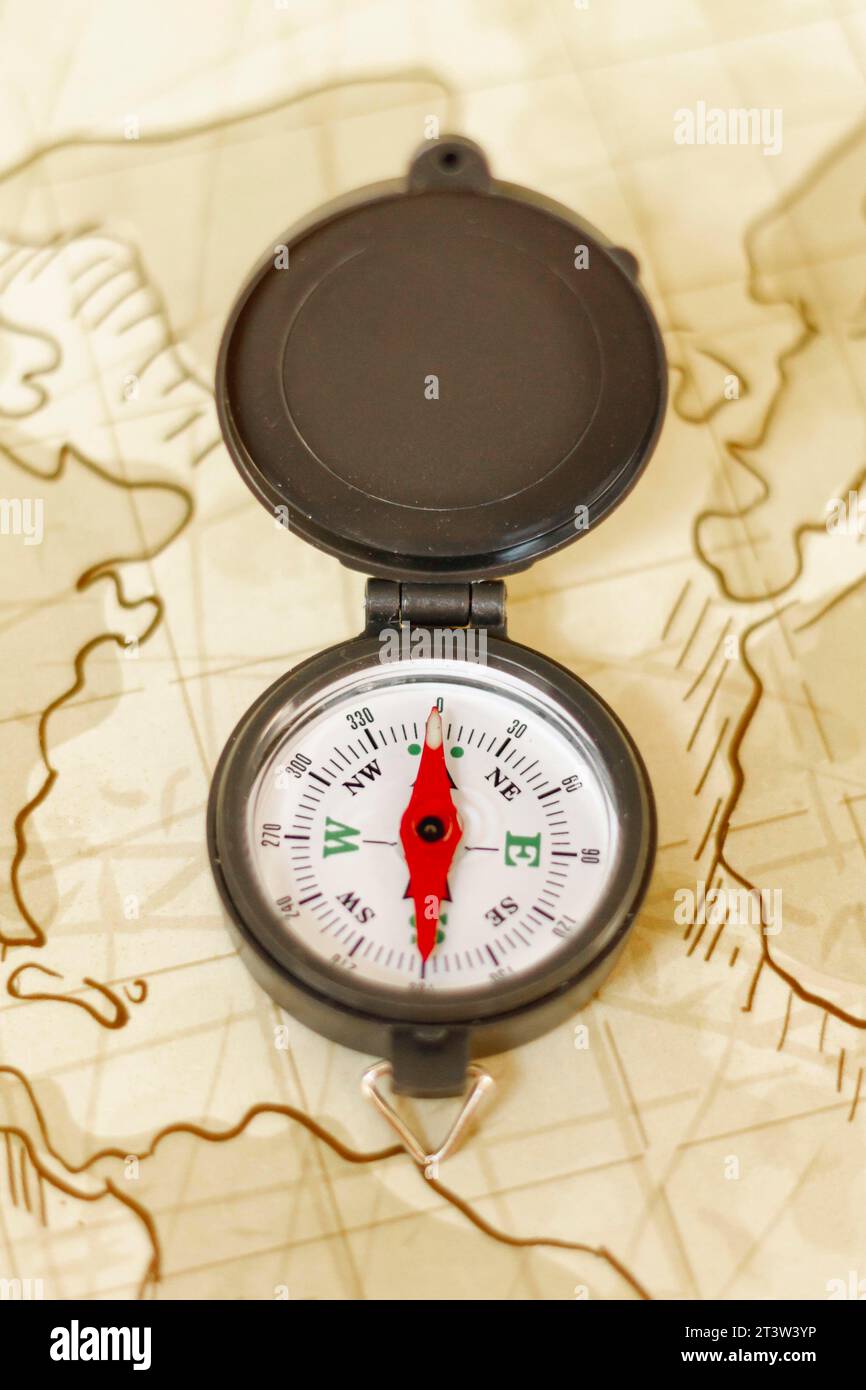 Top view map hi-res stock photography and images - Alamy