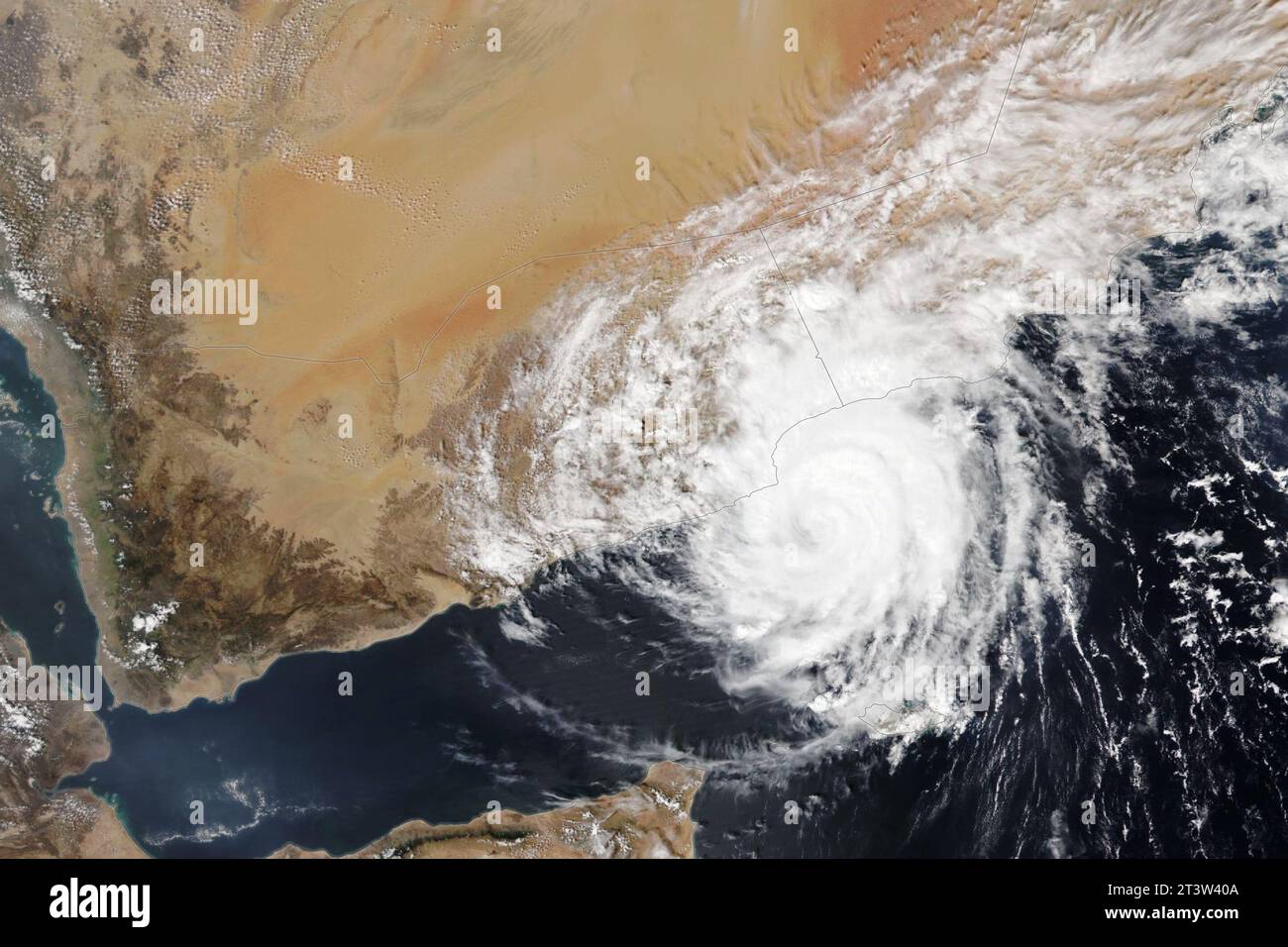 Arabia. 23rd Oct, 2023. Tropical Cyclone Tej approached the Arabian ...