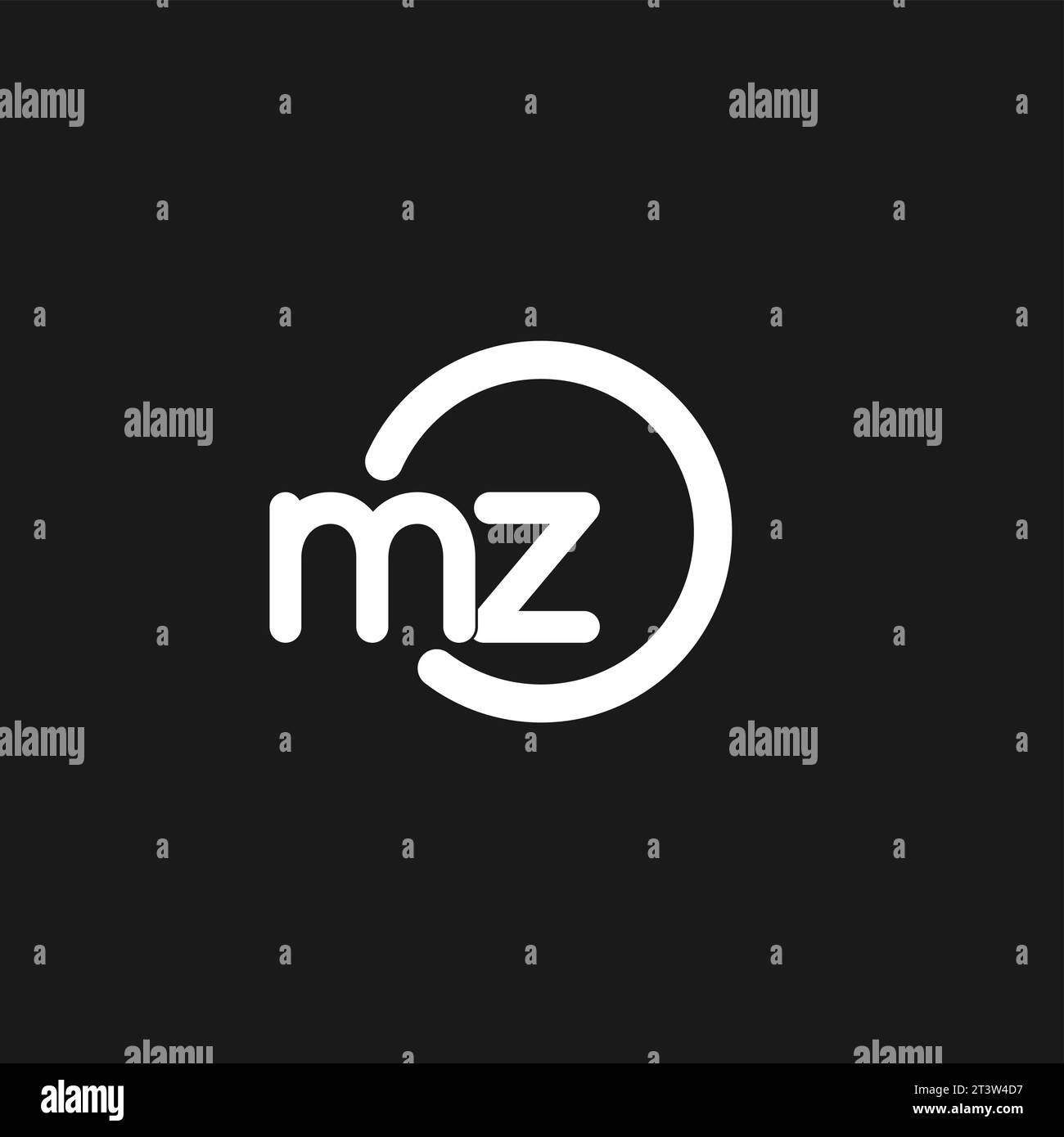 Mz shape Stock Vector Images - Alamy