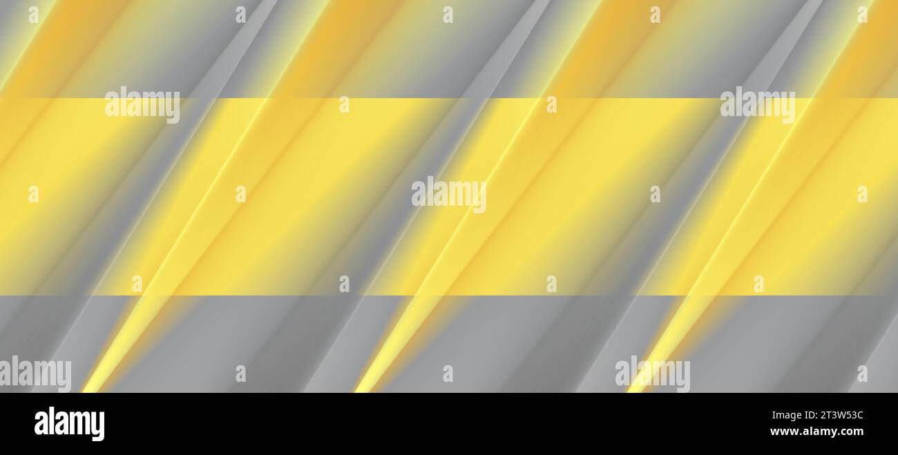 Contrast smooth gray and yellow stripes vector background Stock Vector ...