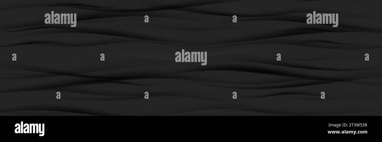 Black wavy pattern abstract elegant concept background. Vector banner ...
