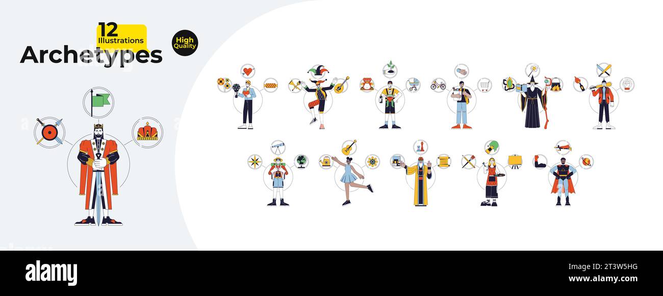 Hero archetypes hi-res stock photography and images - Alamy