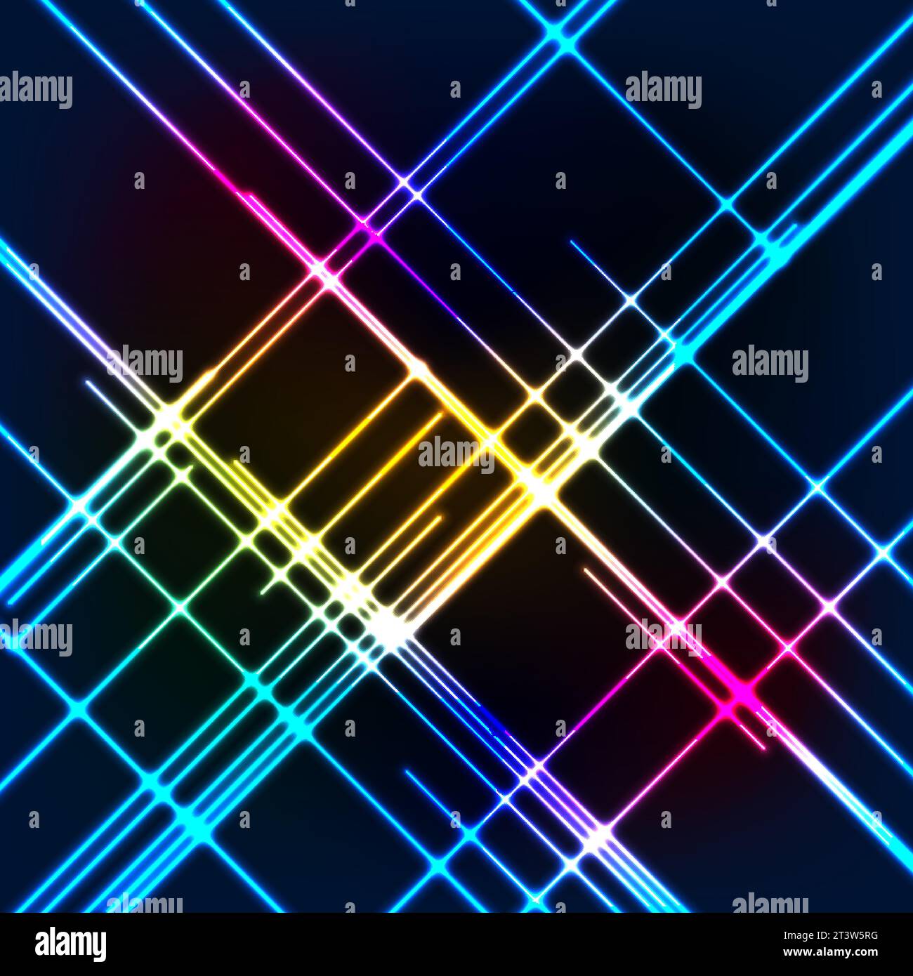 Colorful laser neon lines technology abstract background. Vector design ...