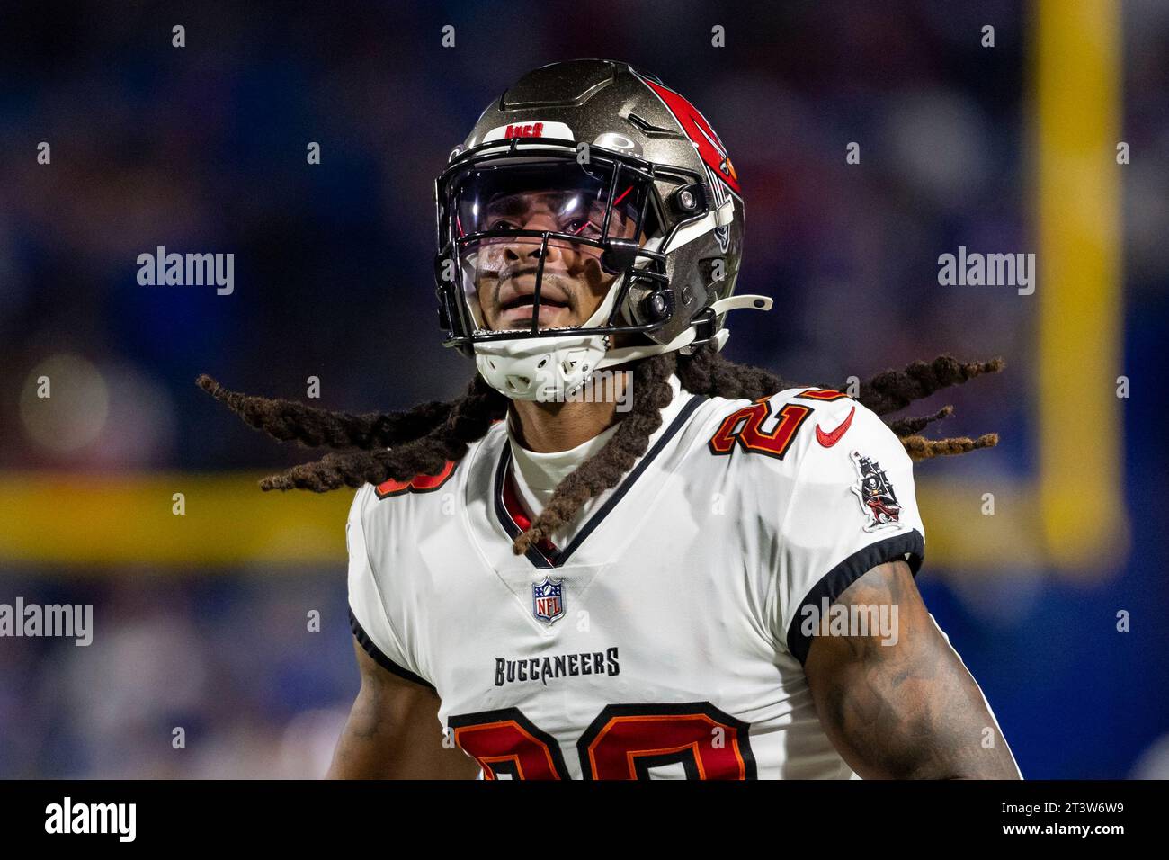 Tampa Bay Buccaneers safety Ryan Neal (23) warms up before an NFL ...