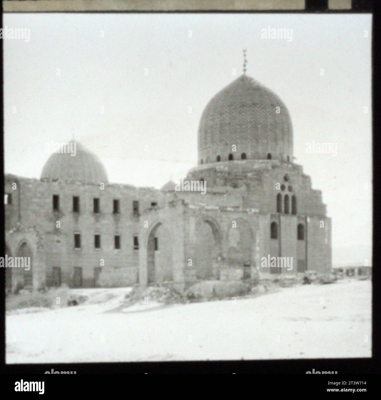 Funerary tomb of Khanqah Mamluk Sultan - 1920s Cairo, Egypt Stock Photo ...