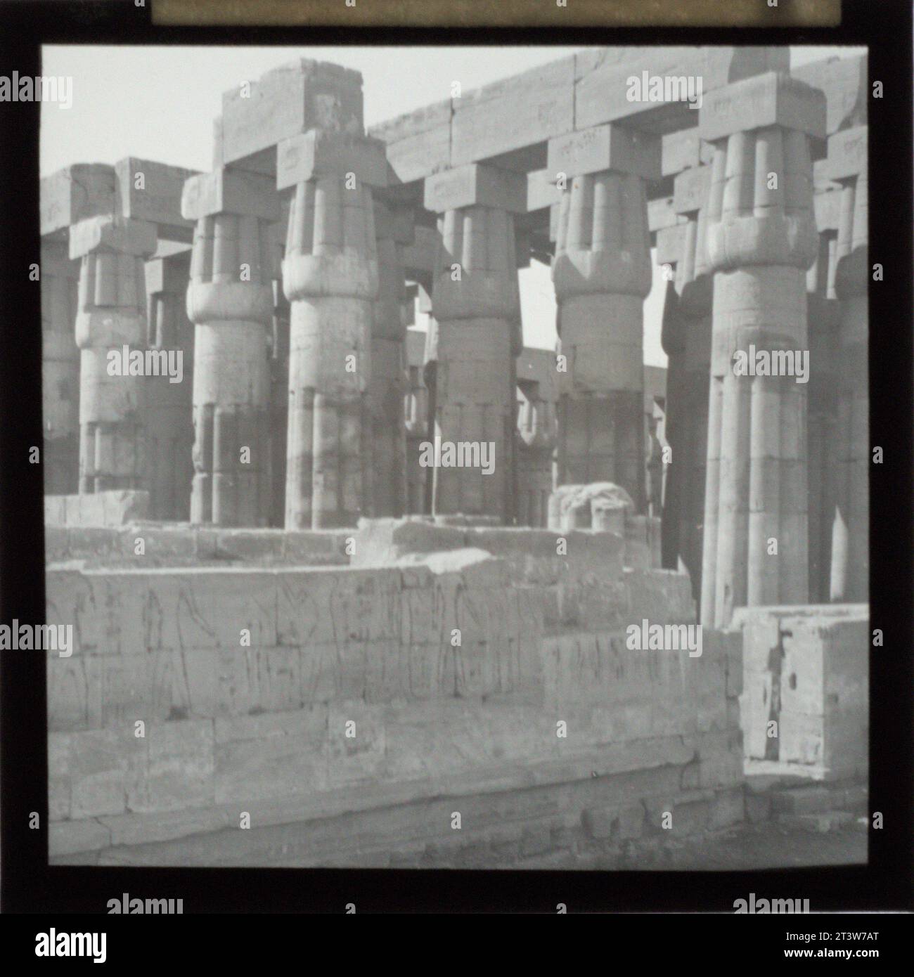 Main Temple at Luxor - 1920s Cairo, Egypt Stock Photo - Alamy