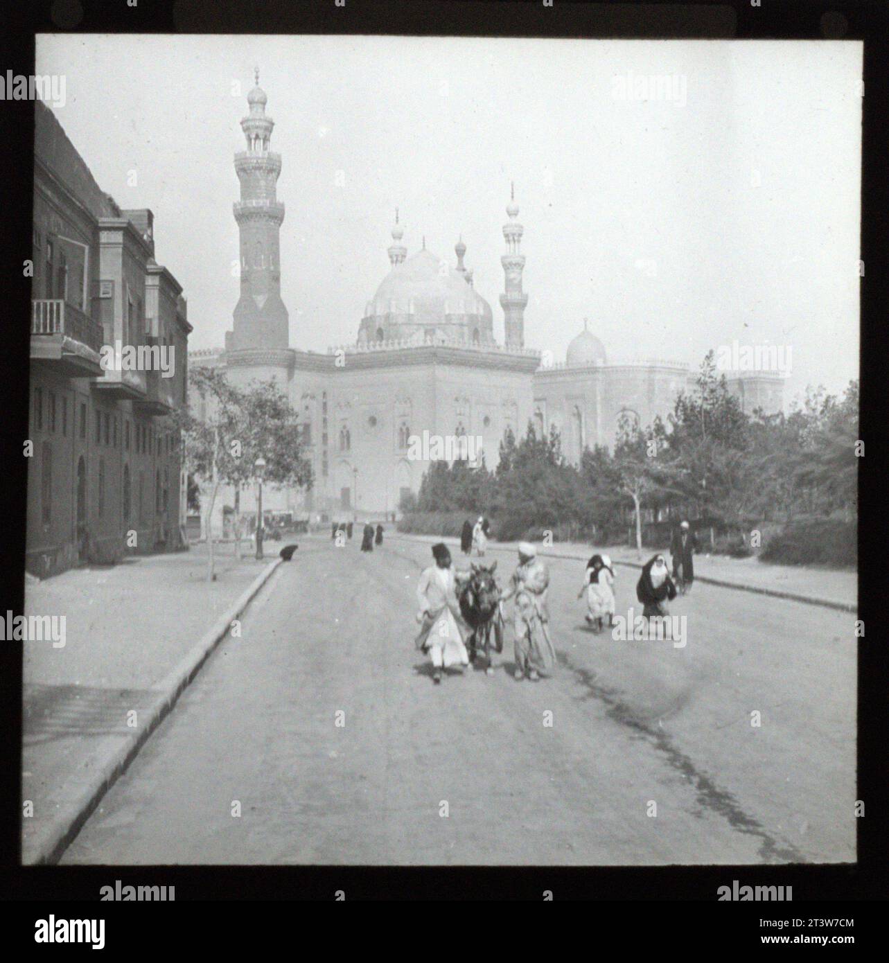 Mosque-Madrassa Sultan Hassan - 1920s Cairo, Egypt Stock Photo - Alamy