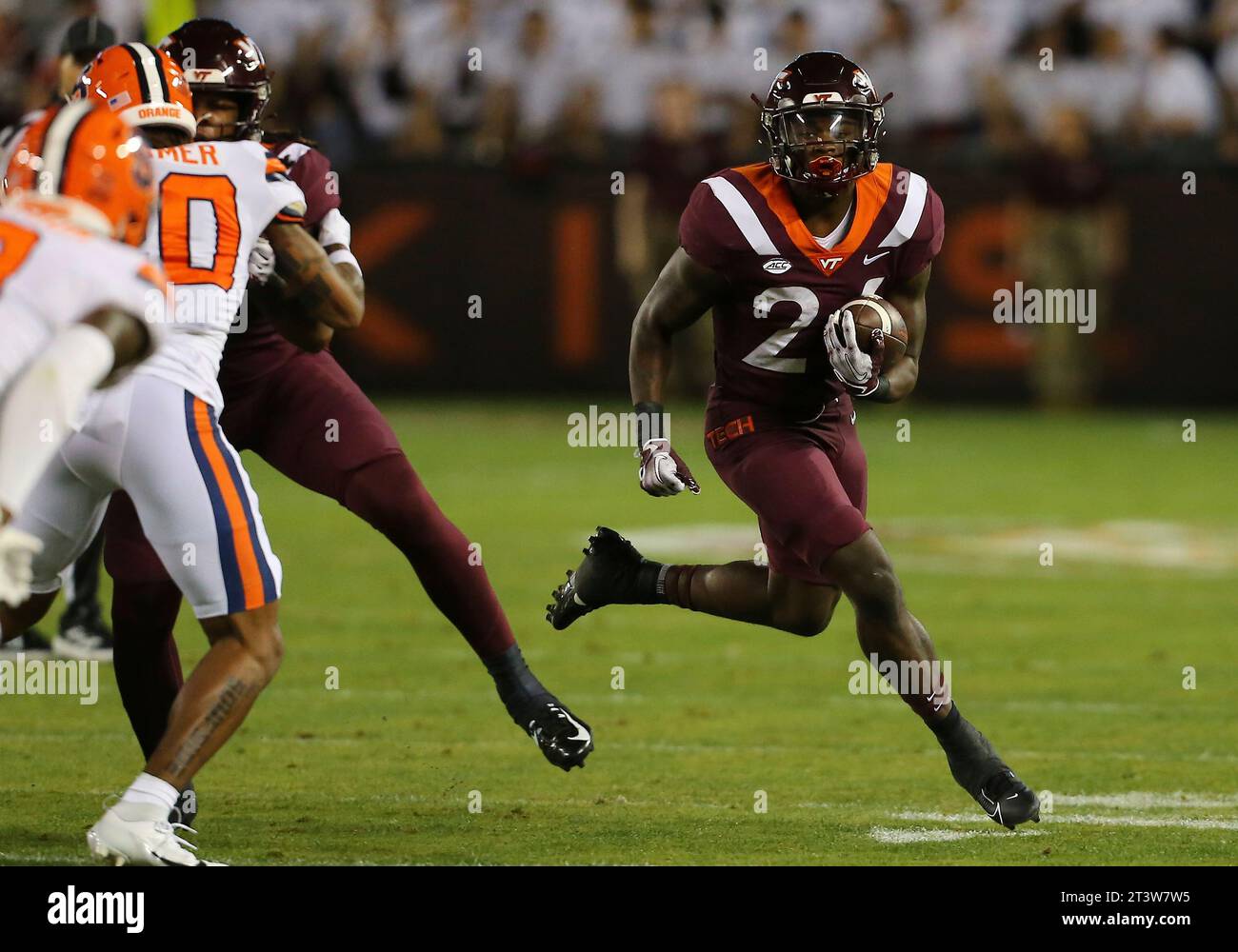 BLACKSBURG, VA - OCTOBER 26: Virginia Tech Hokies running back Malachi ...