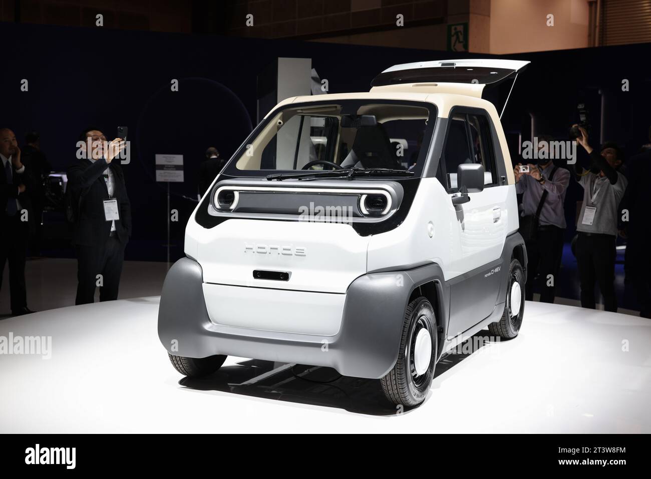 Tokyo, Japan. 25th Oct, 2023. Honda CI-MEV on display at the Japan Mobility Show 2023 in Tokyo ...