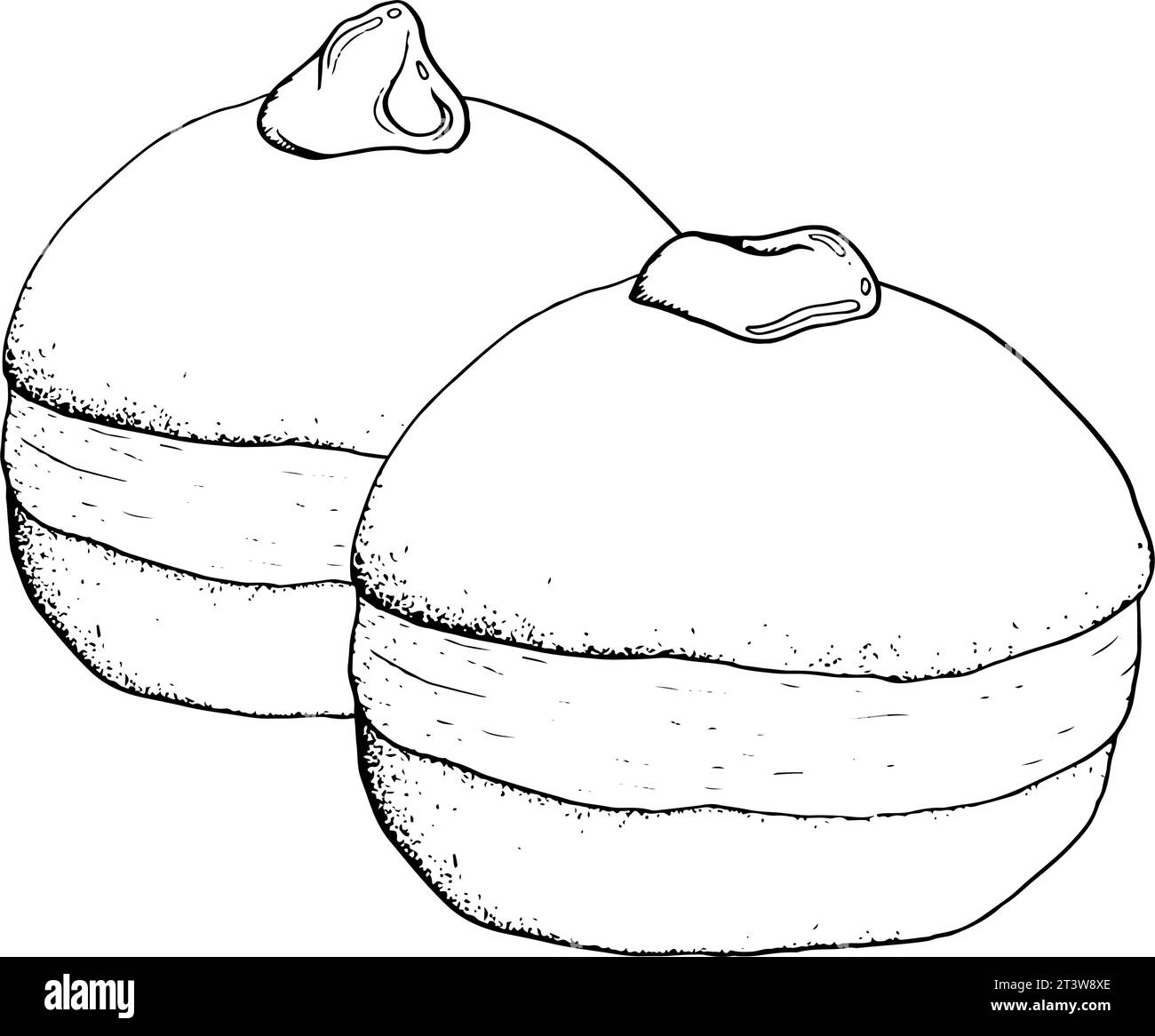 Two black ink sketch Cut Out Stock Images & Pictures - Alamy