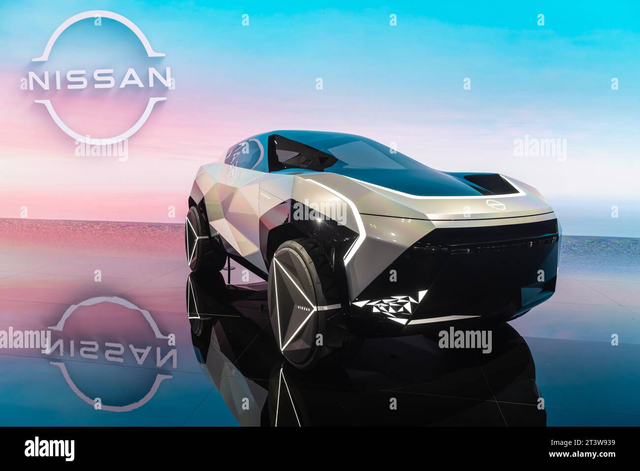 Tokyo, Japan. 25th Oct, 2023. Nissan Hyper Punk concept car on display ...