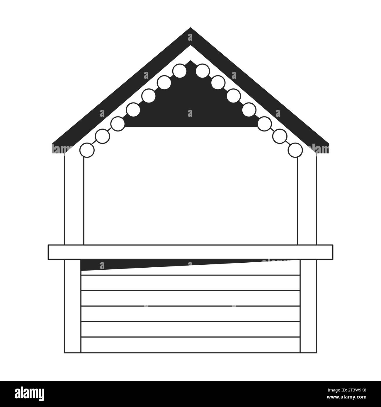 Black white exhibition booth hi-res stock photography and images - Alamy