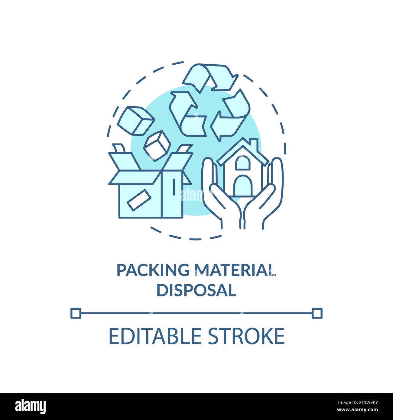 Disposal box Stock Vector Images - Alamy